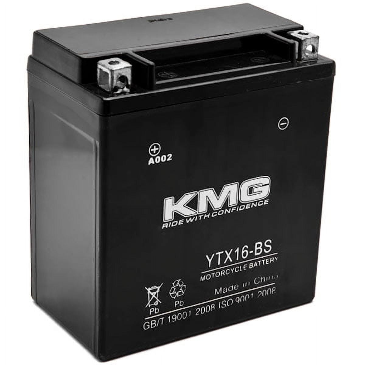 YTX16-BS Battery Compatible with Suzuki 1600 Marauder, Boulevard M95 ...