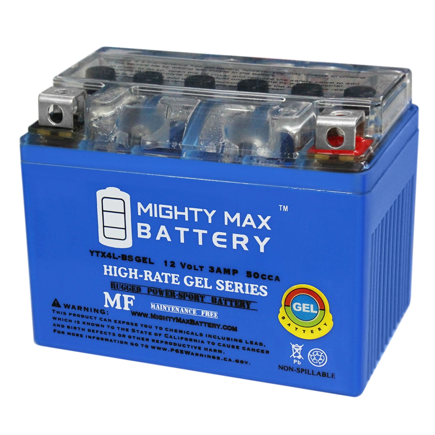 YTX4L-BS GEL Battery for ATV Quad Dirt / Pit Bike 50/70/110/125 CC ...