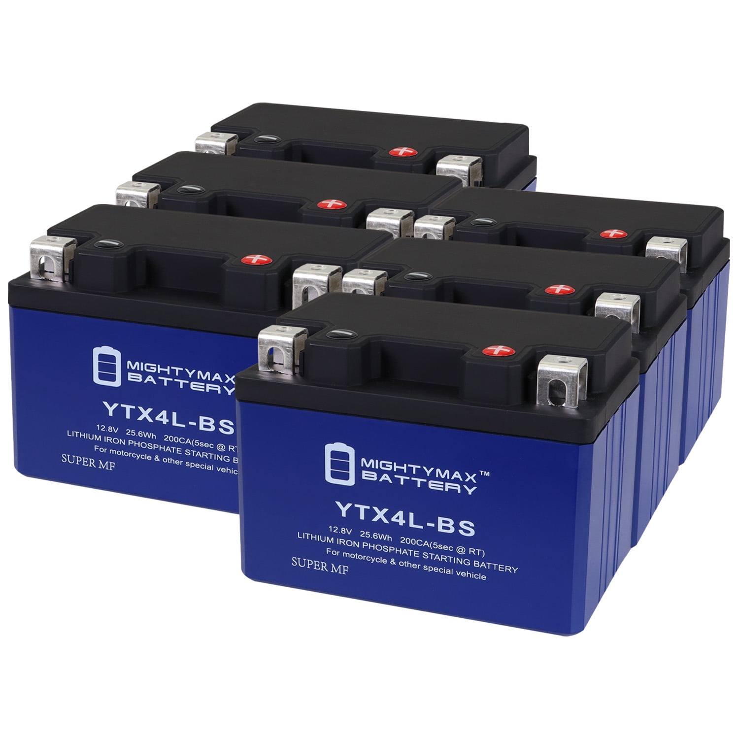 YTX4L-BS Lithium Replacement Battery Compatible with Yamaha Scooter ...