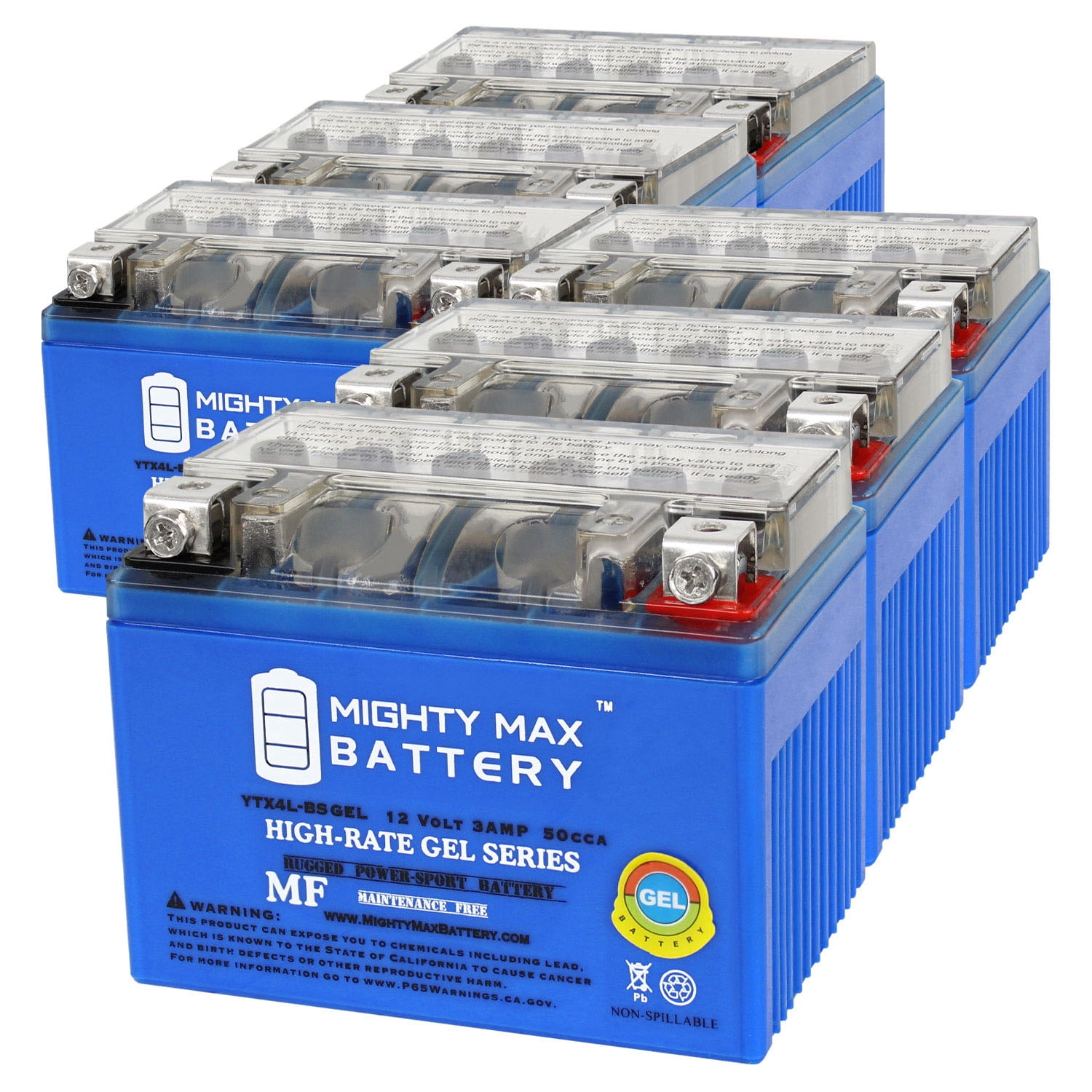 YTX4L-BSGEL 12V 3AH GEL Replacement Battery compatible with E-Ton ...