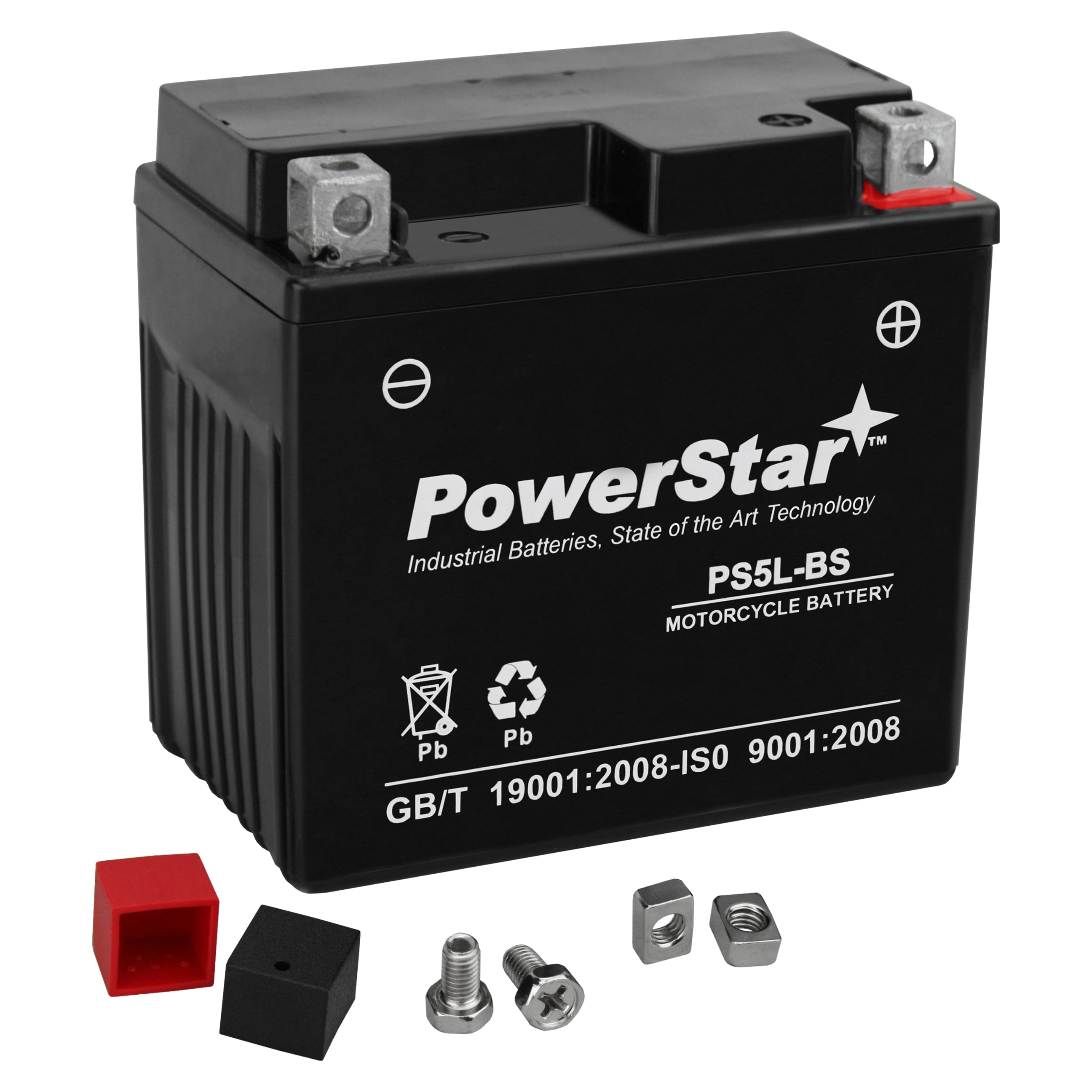 PowerStar YTX5L-BS AGM 12 Volt Automotive Battery - Walmart.com