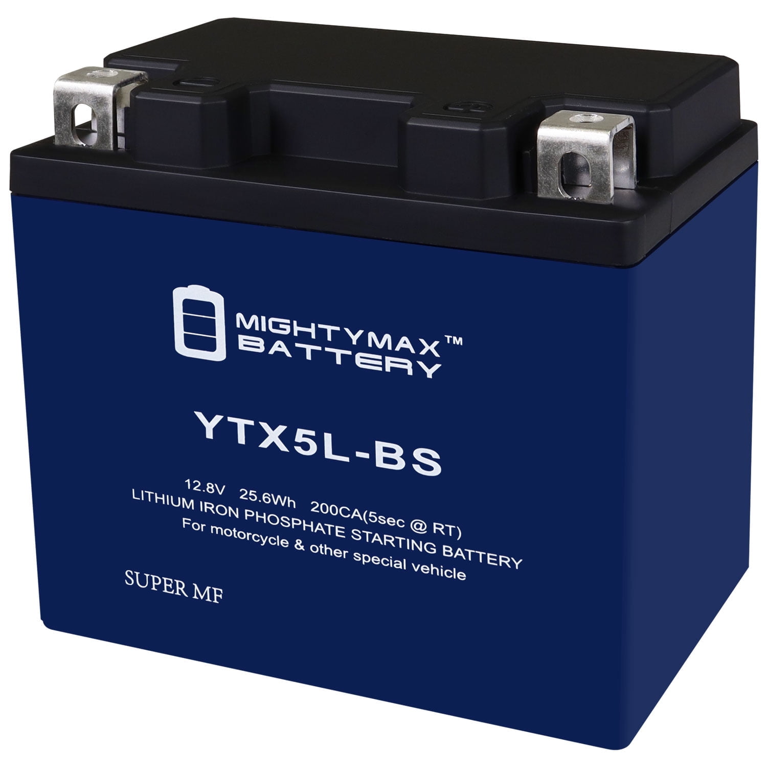 YTX5L-BS Lithium Replacement Battery Compatible with EverStart ES-5L ...
