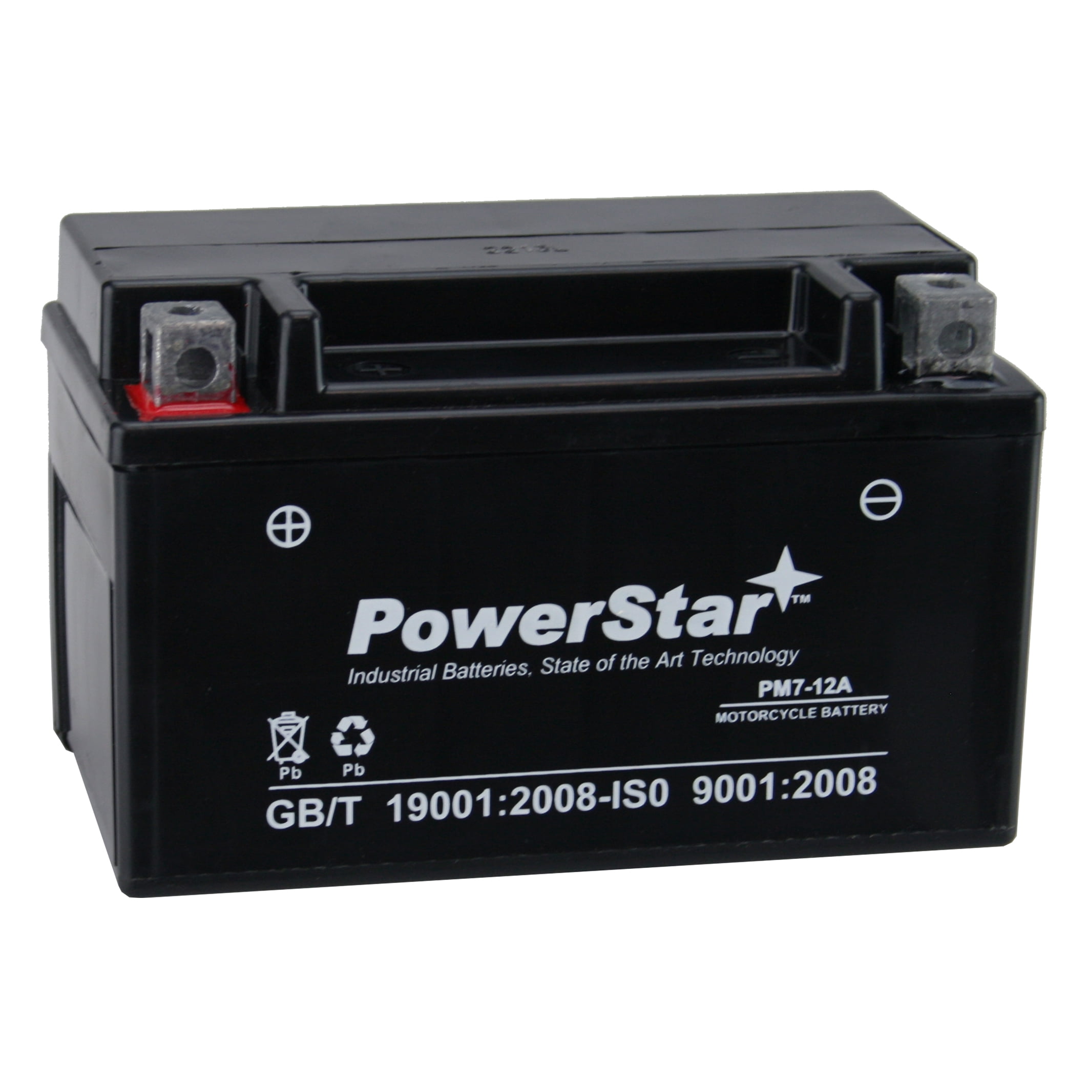 YTX7A-BS Power Sports Battery Replaces 7A-BS CYTX7A-BS GTX-7A-BS ...
