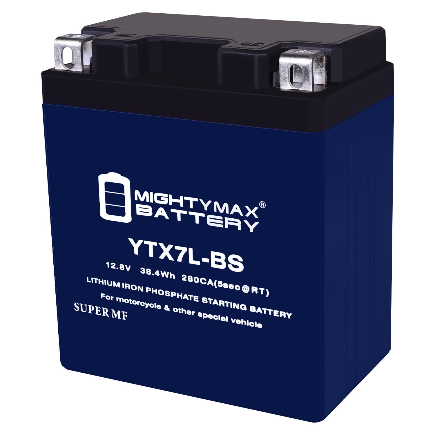 YTX7L-BS Lithium Battery Replaces Honda CB250R Rebel Nighthawk Elite ...