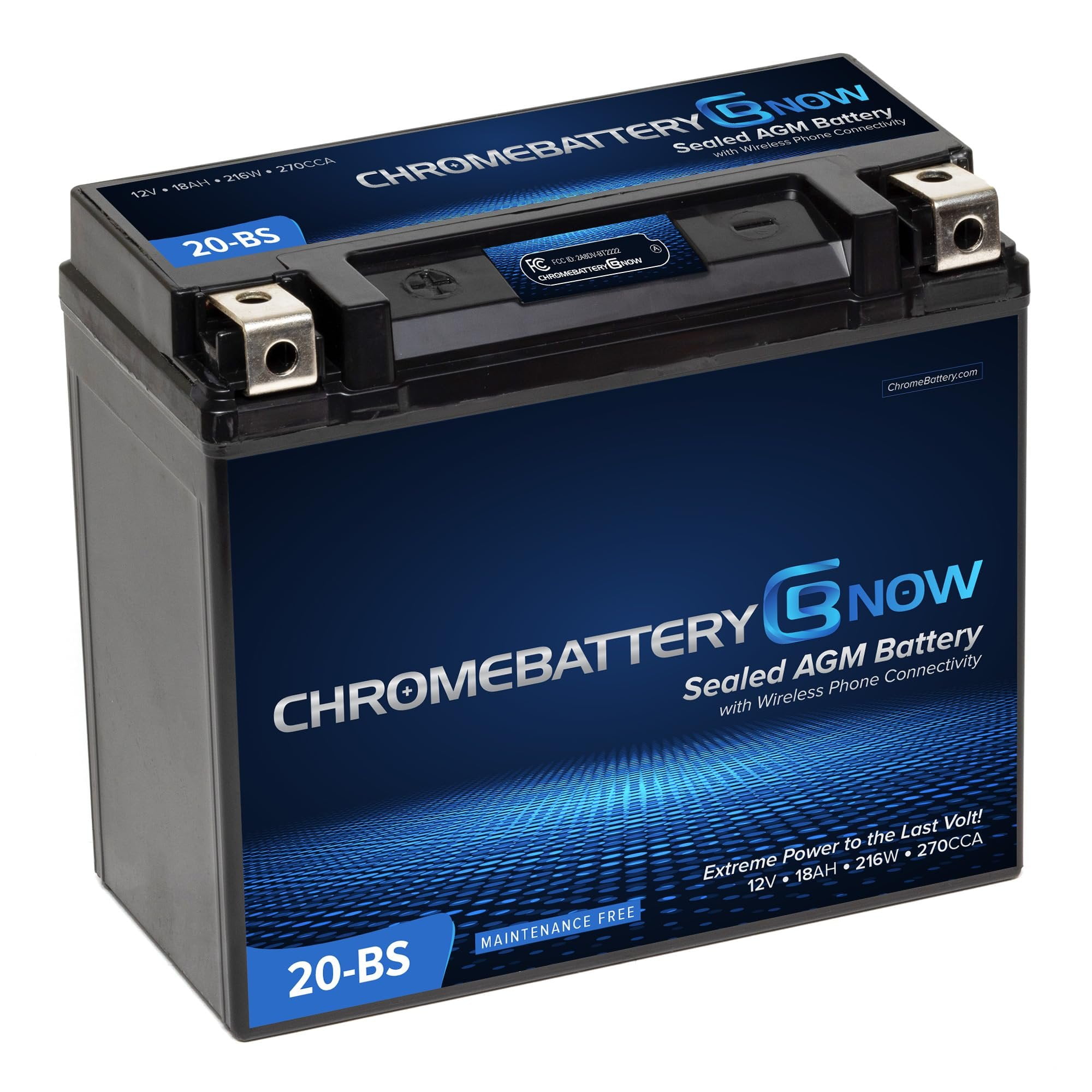 YTX9-BS Intelligent Bluetooth Enabled Battery, Maintenance Free ...