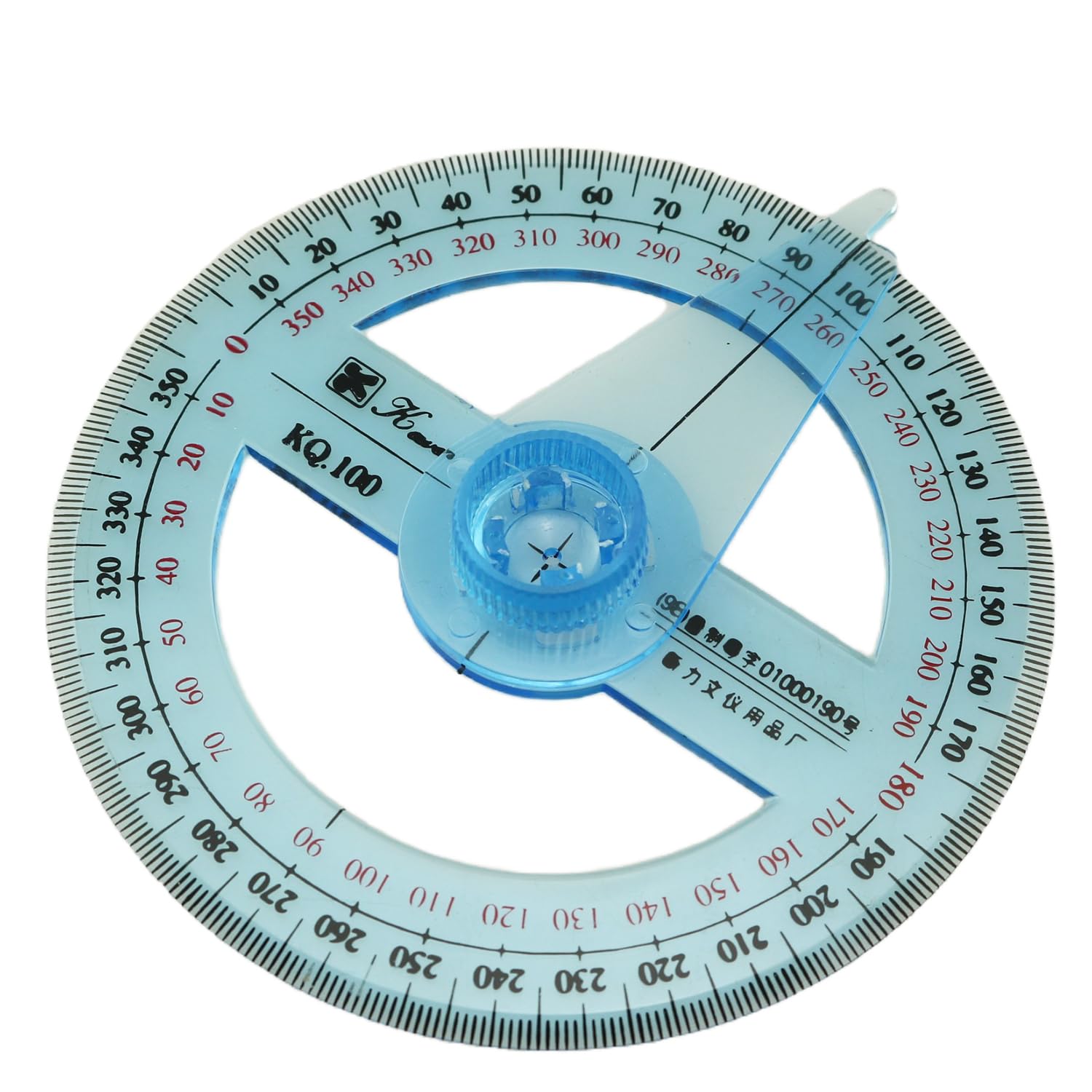 YTgilo 360 Degree Rotating Indicator Pin Circular Protractor 3.93inch ...