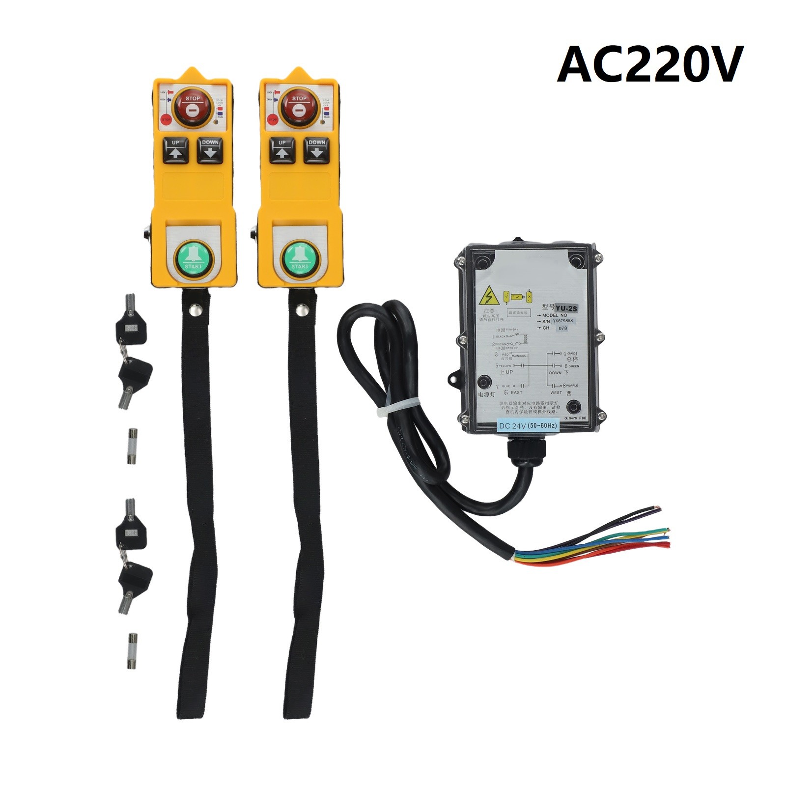 YU-2S Industrial Remote Control Electric Hoist Remote Control for Crane ...