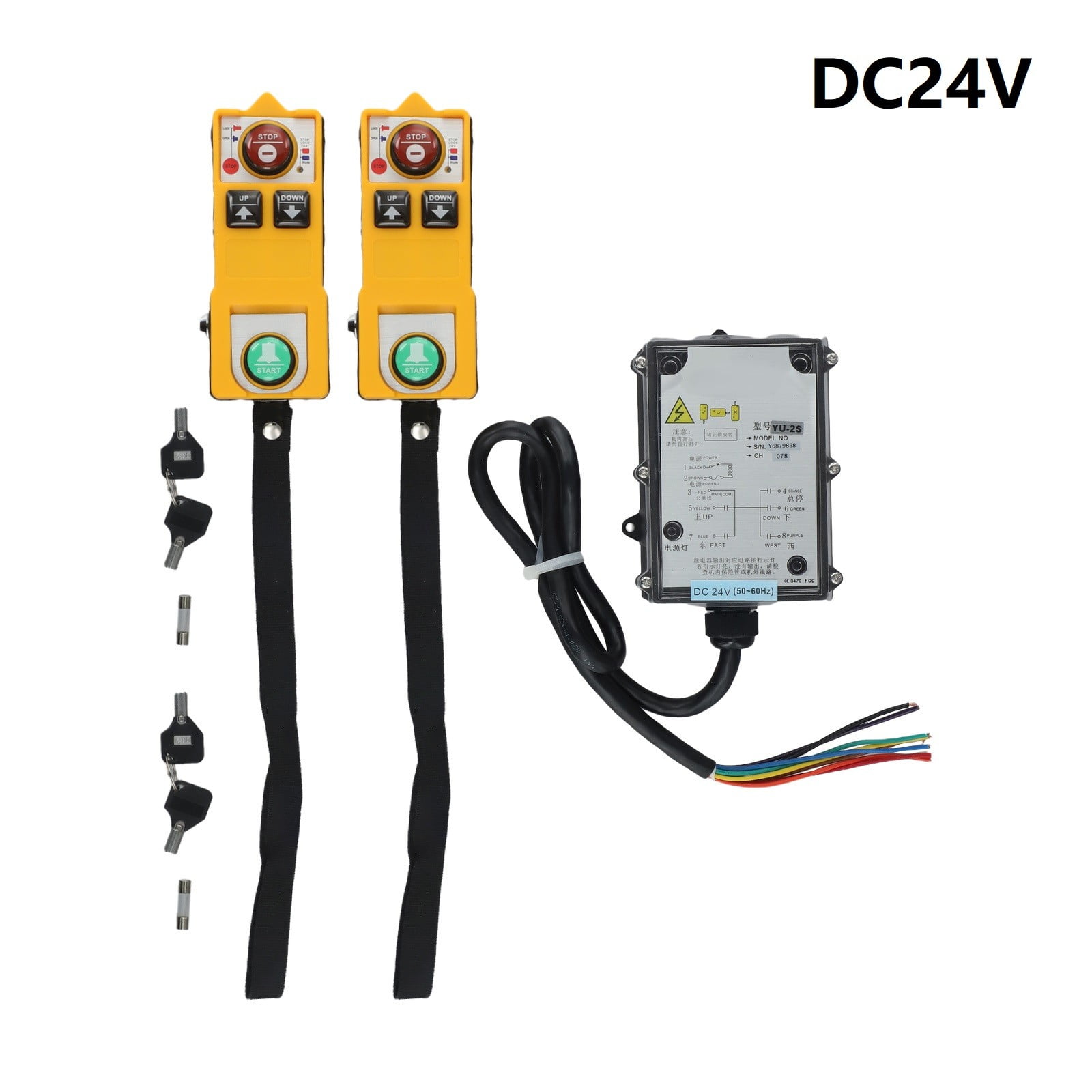 YU-2S Industrial Remote Control Electric Hoist Remote Control for Crane ...