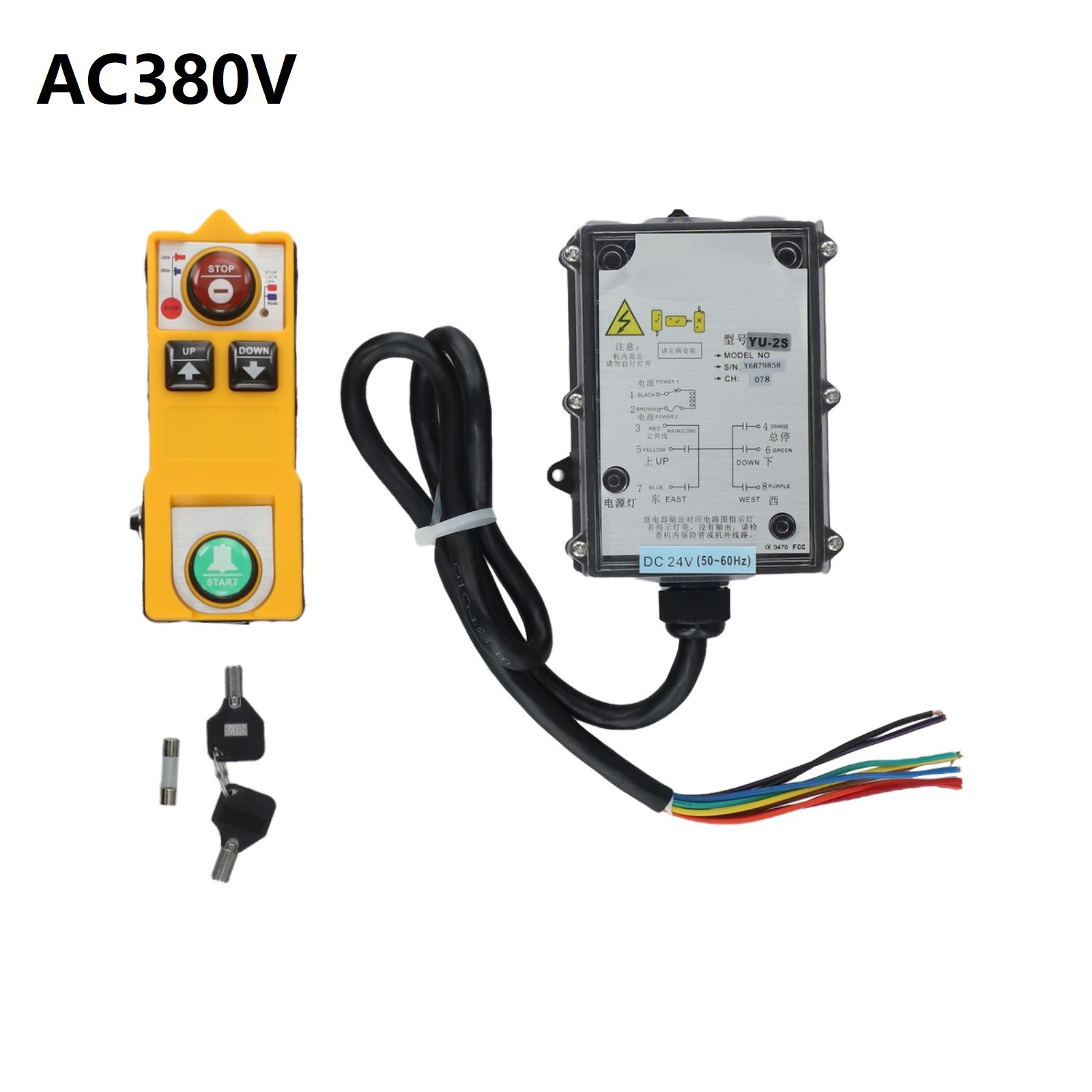 YU-2S Industrial Remote Control Electric Hoist Remote Control for Crane ...