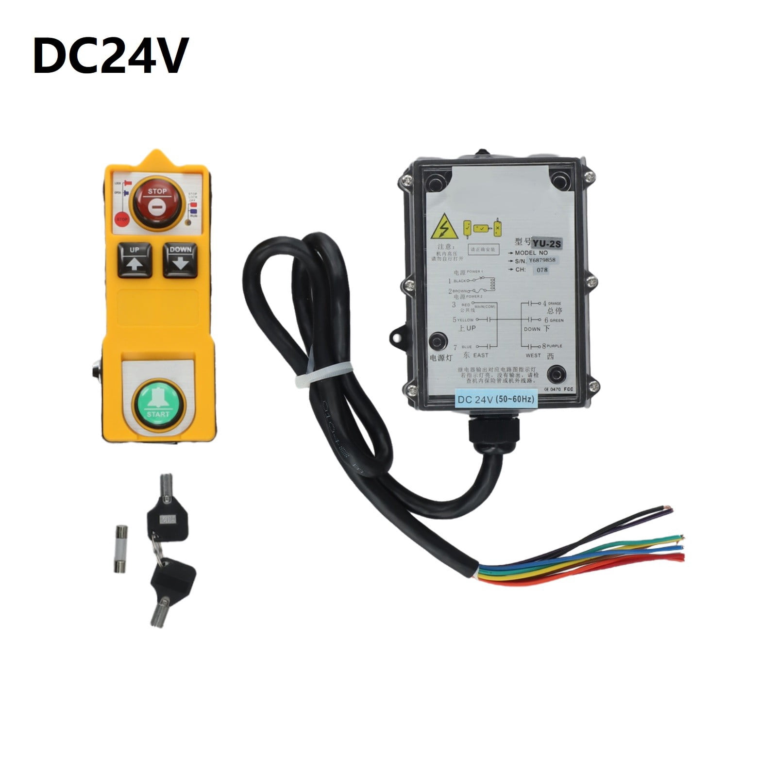 YU-2S Industrial Remote Control Electric Hoist Remote Control for Crane ...