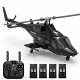 YU Xiang Flying Wolf F02S RC Helicopter Model, 1/34 Scale 8CH Brushless ...