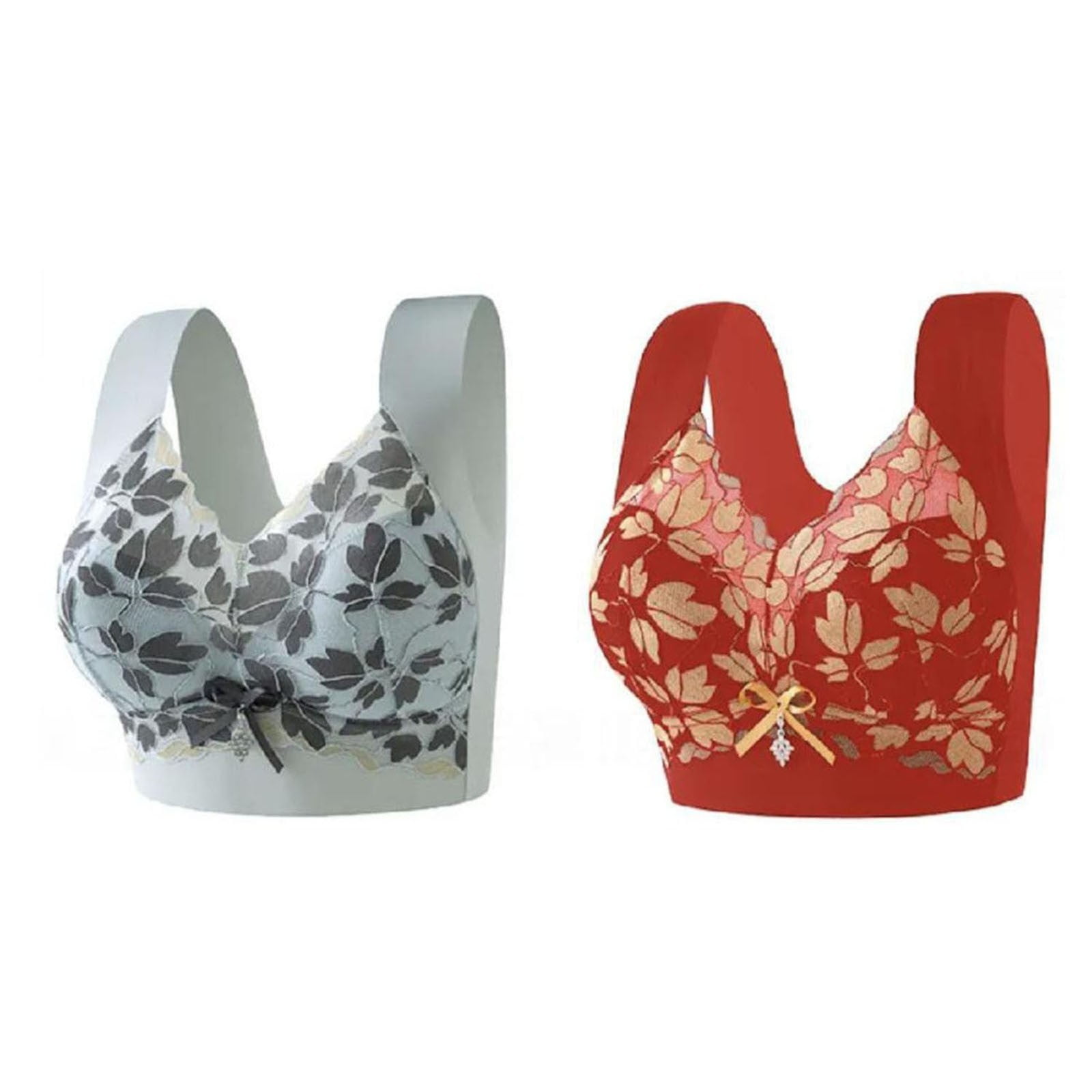 YUANGUANST Push Up Everyday Bras Women's Sports Vest With Big Breasts ...