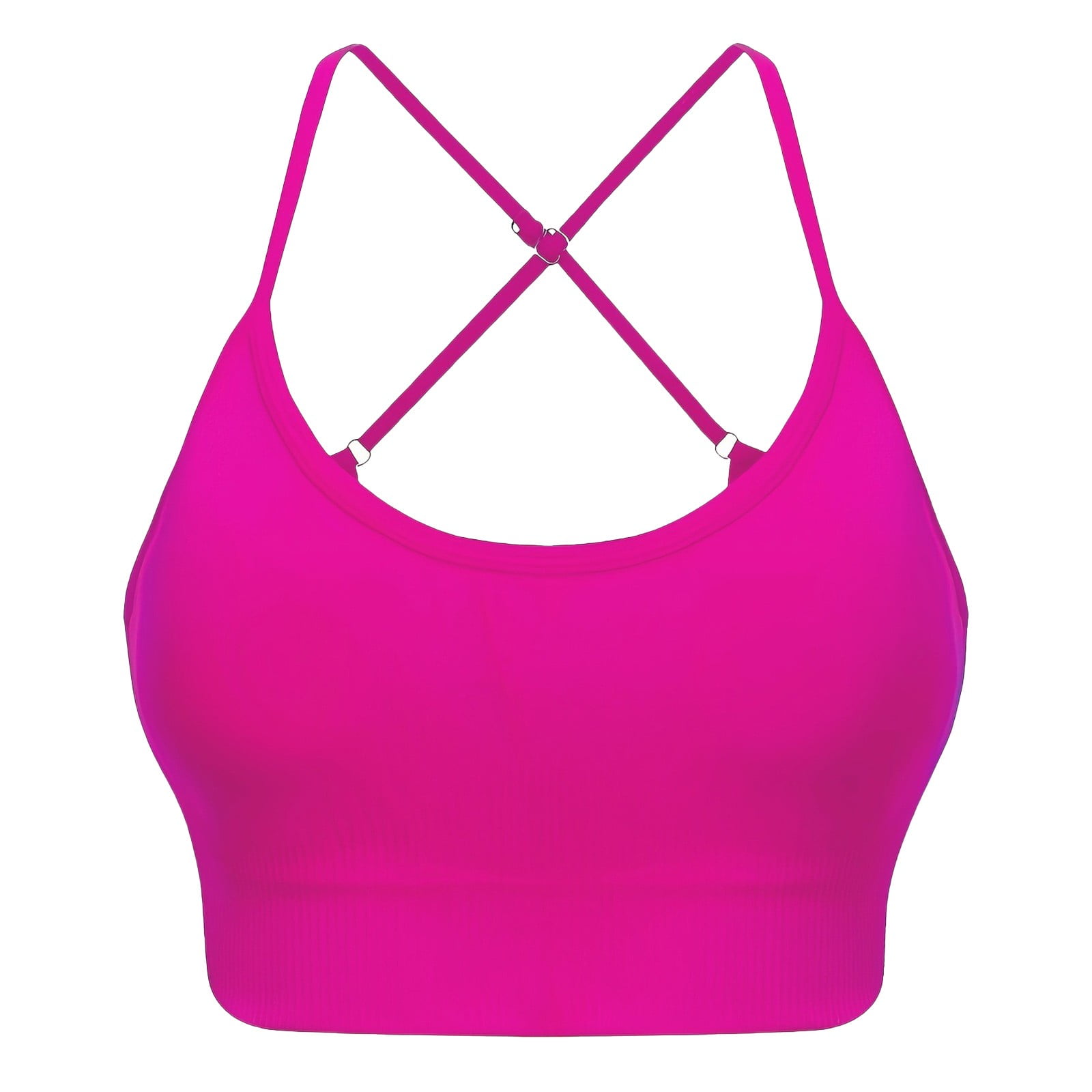 YUANGUANST Push Up Everyday Bras Women's Belt Sports Bra Gathered With ...