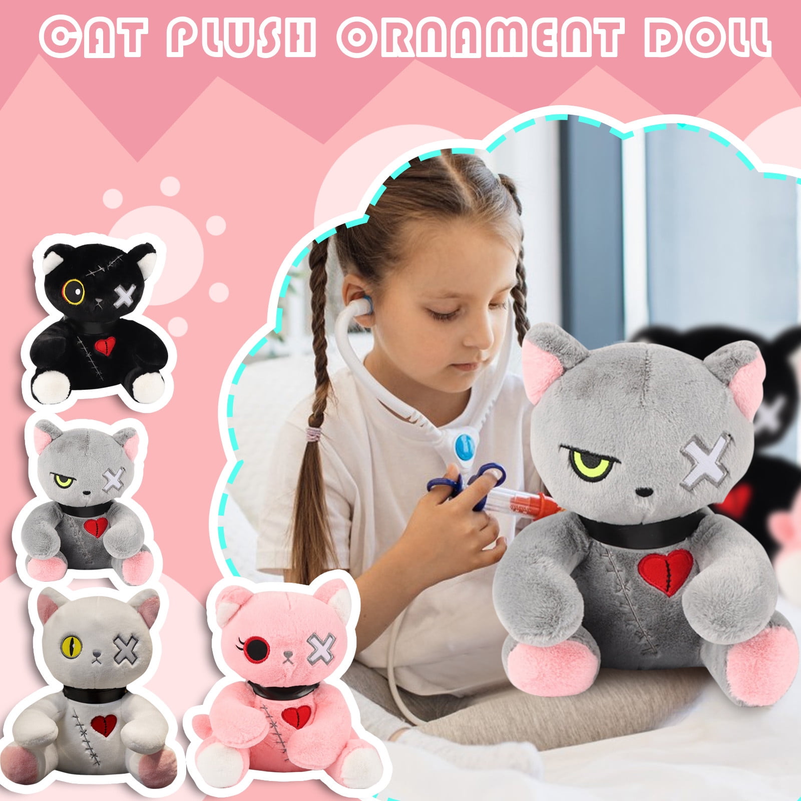 YUANGUI Anime Plush, Emo Stuff, Emo Room Decor, Cute Plushies, Big ...