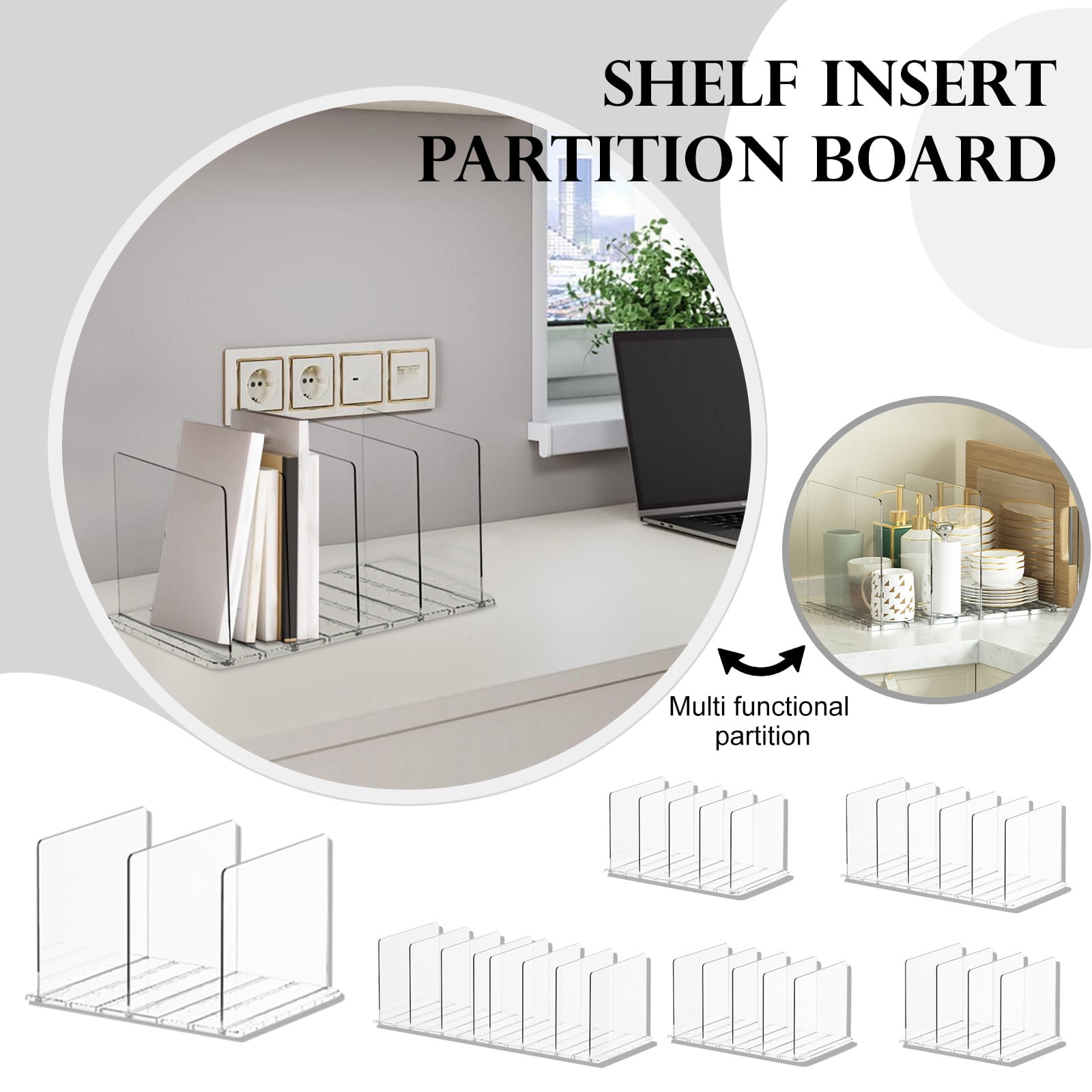 YUANGUI Bag & Purse Organizer for Closet: Adjustable Clear Handbag ...