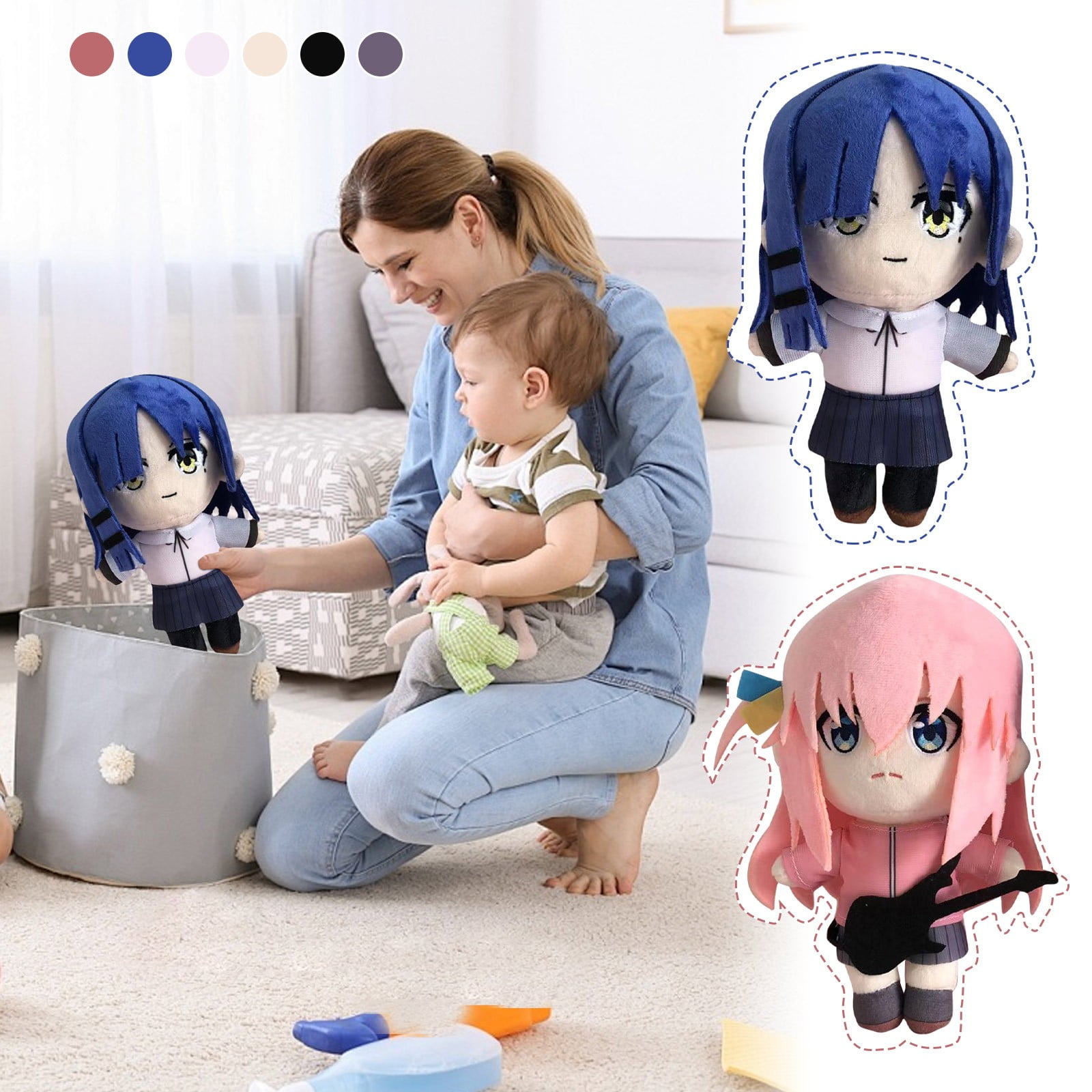 YUANGUI Bocchi The Rock, Plush Toy, Anime Plush Toys, Stuffed Animals ...