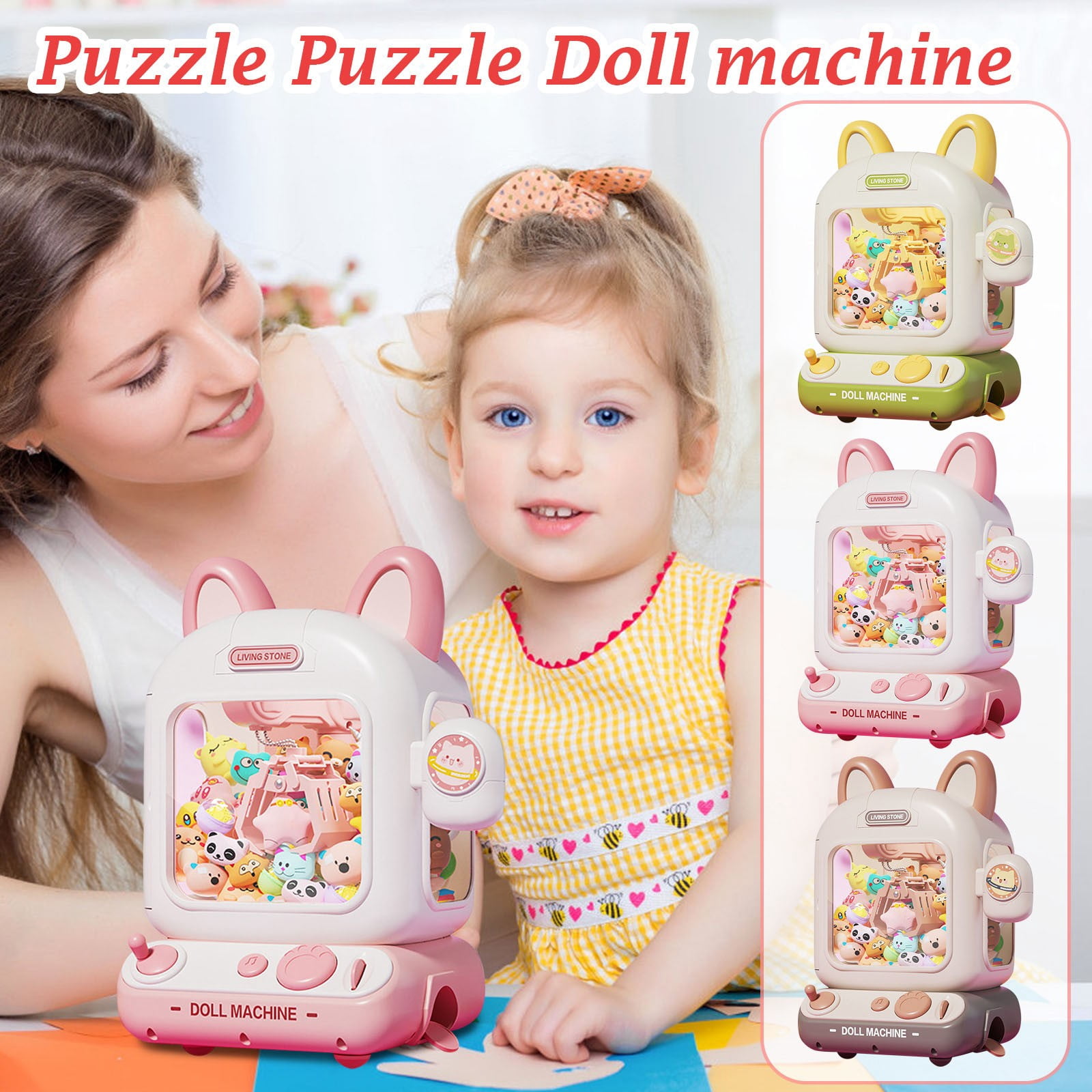 YUANGUI Mini Claw Machine for Kids,Vending Machine, Prize Dispenser ...