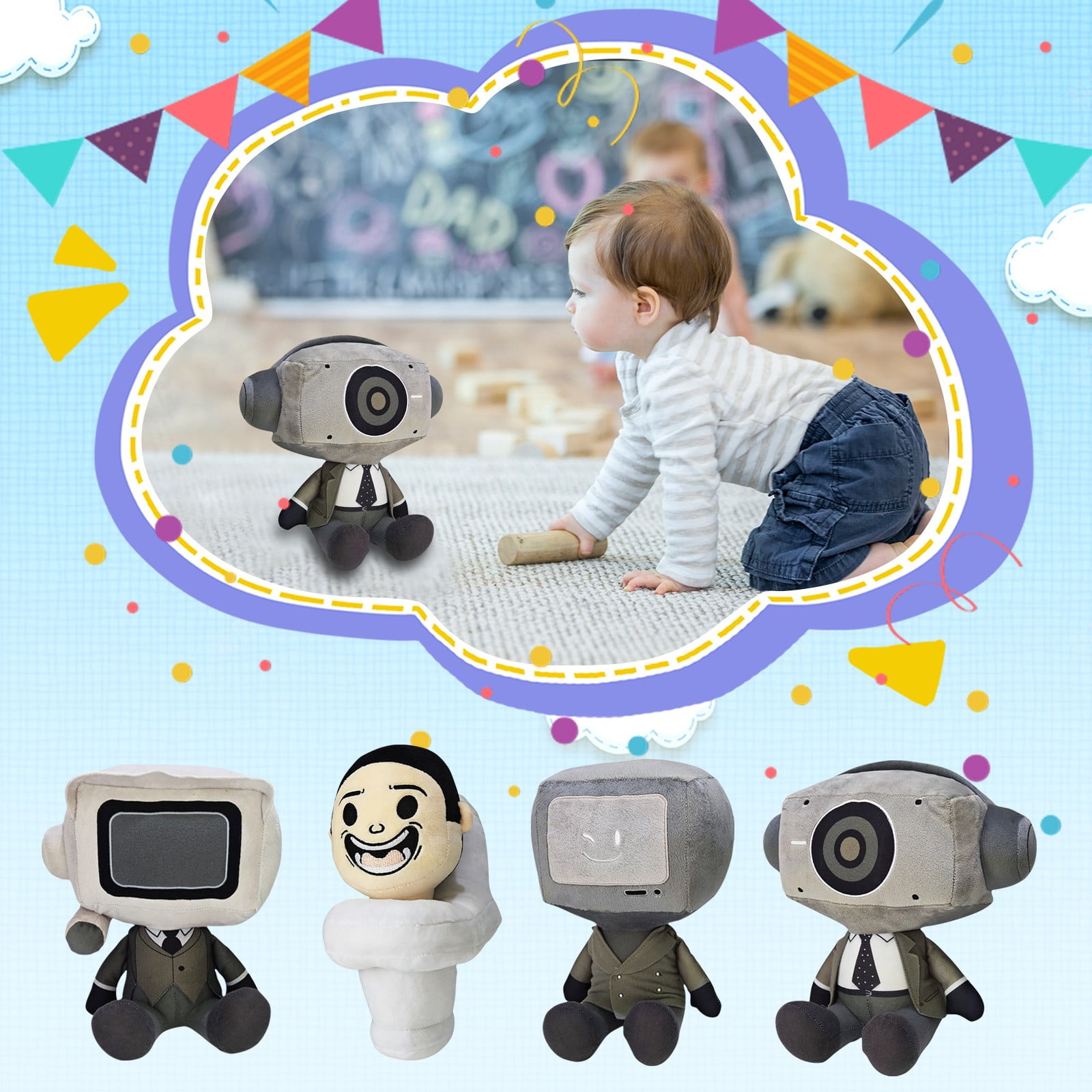 YUANGUI Skibidi Toilet, Skibidi, Skibidi Toilet Toy, Skibidi Toilet ...