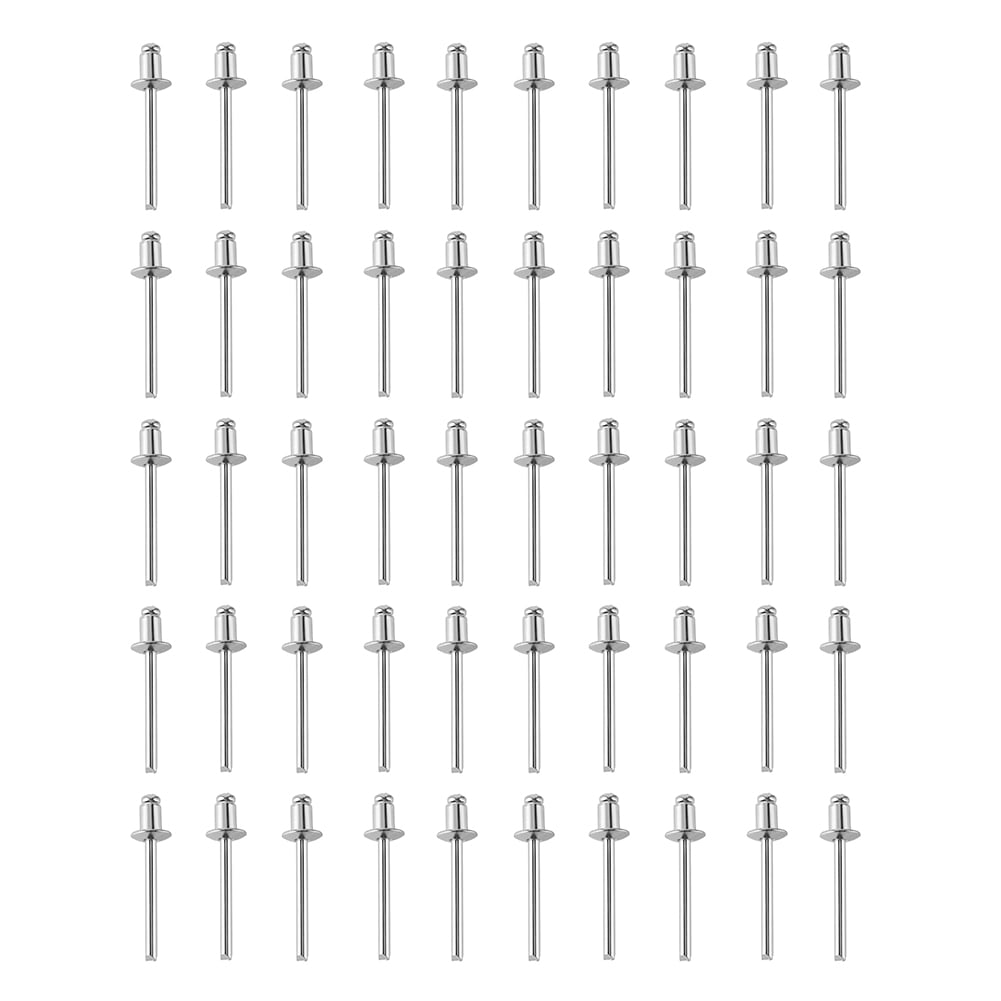 YUANHUILI 50pcs Open End Rivets Aluminum Hollow Blind Rivets ...