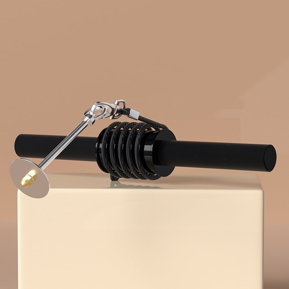 YUANHUILI Wrist Forearm Roller Workout Bar Portable Fitness Equipment ...