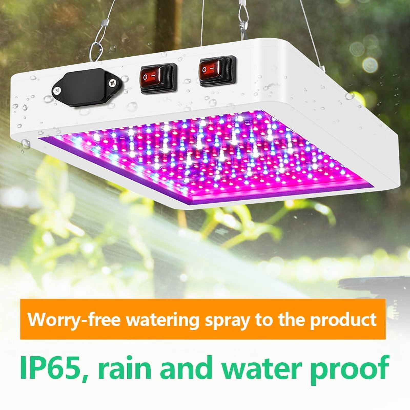 YUANOU 1000/2000W LED Grow Light Full Spectrum Grow Lamp Plant Growing ...