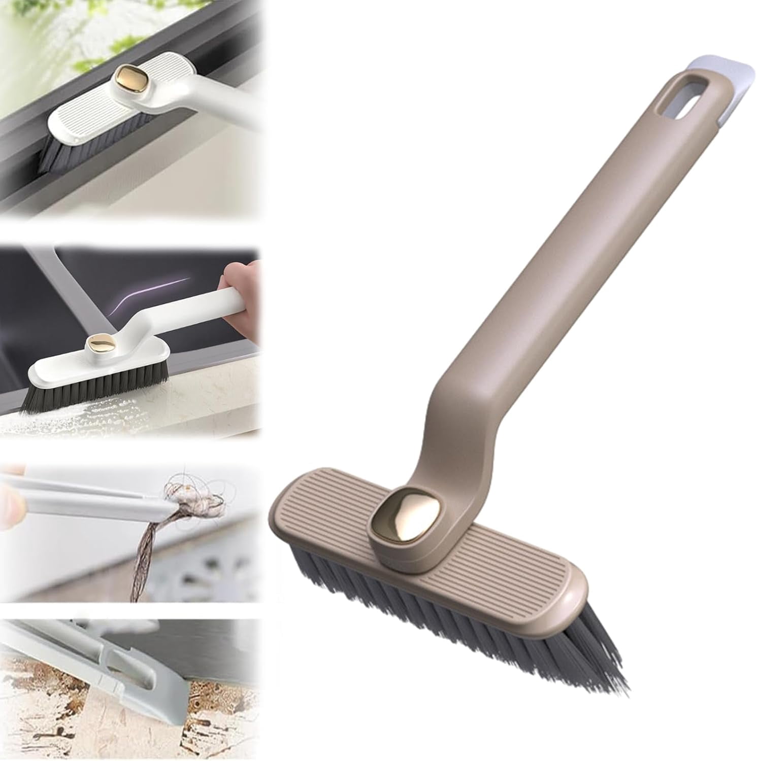YUANOU Multi-Function Rotating Crevice Cleaning Brush, 360 Degree ...