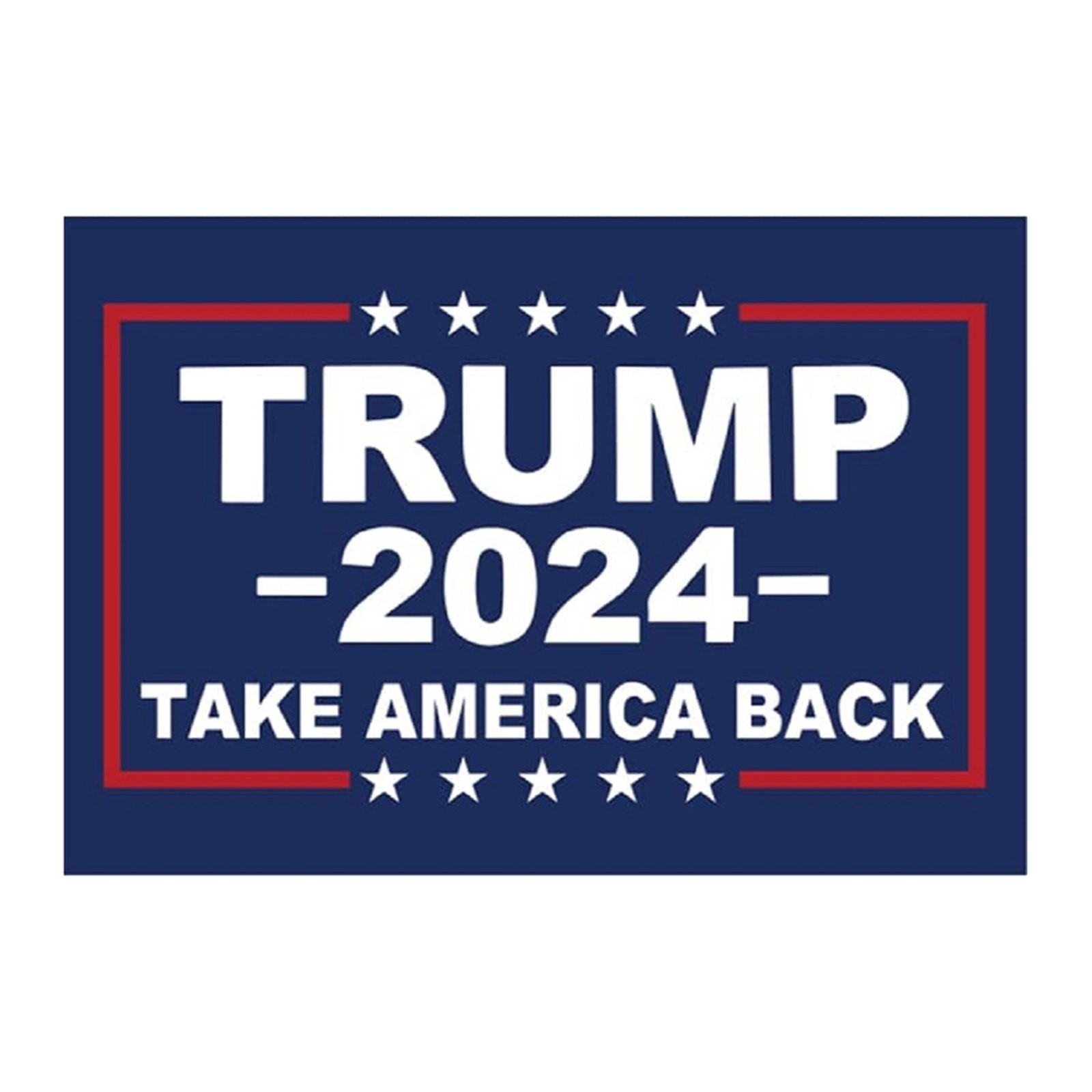 YUANSENF 2024 Yard Sign With H Stakes Take America Back Signs Placard ...