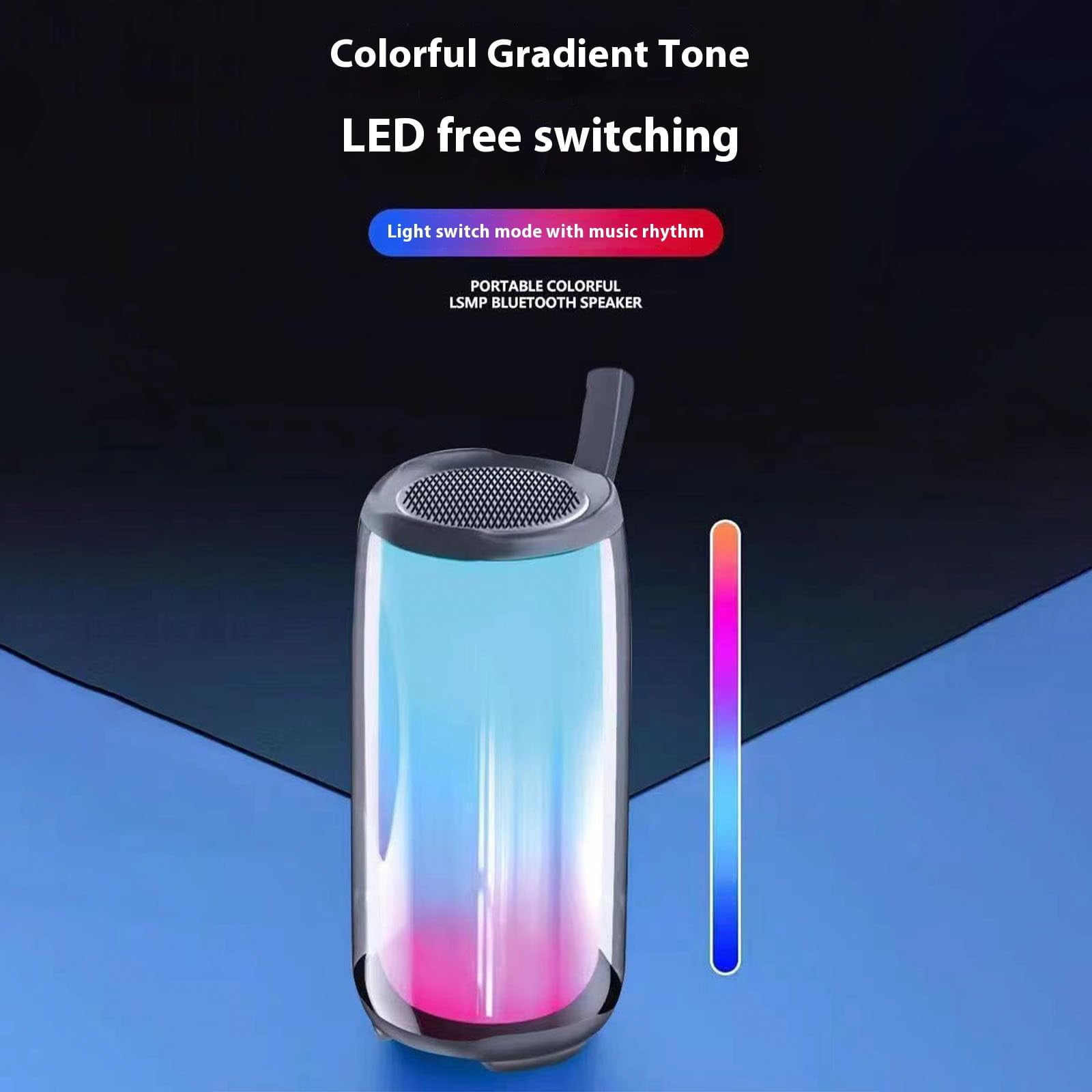 YUANZI Portable Speaker LED Light Pluse5 Mini With Powerful Bass For ...