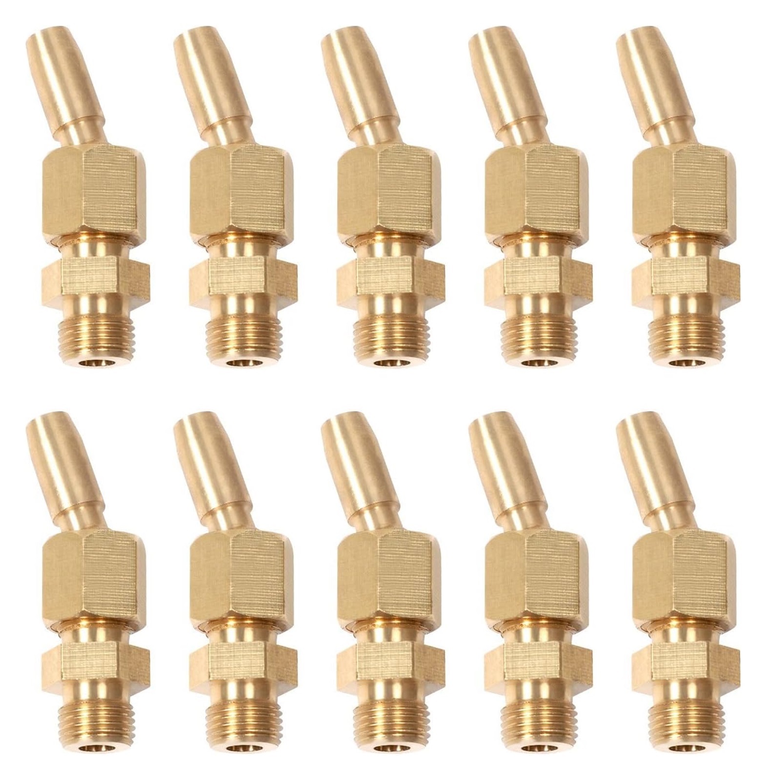 YUASDGCK 10Pcs 1/8 Inch DN6 Brass Gushing Water Fountain Nozzles ...