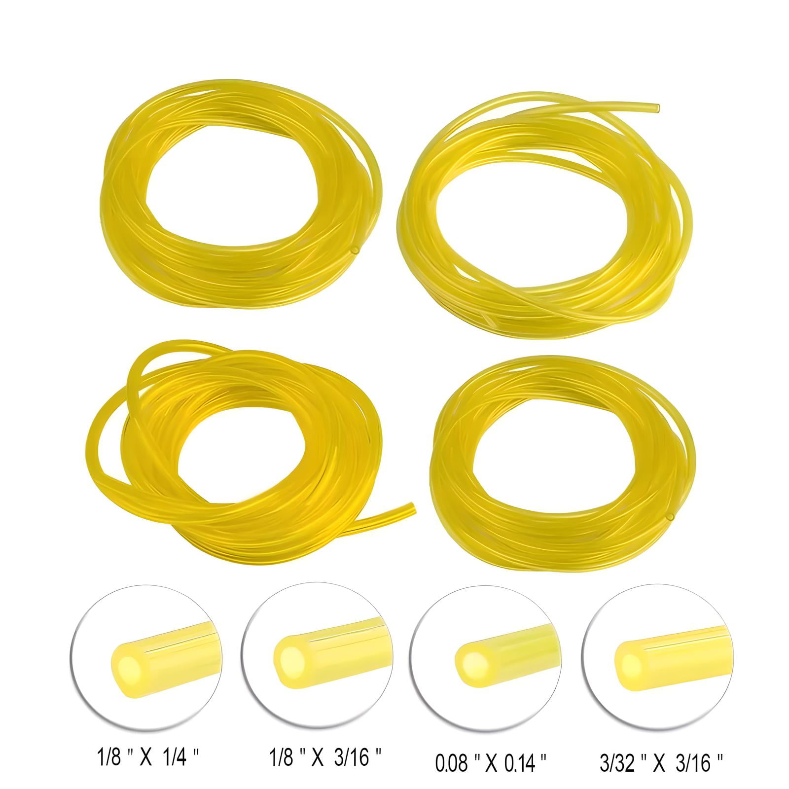 YUCHANG Yellow Fuel Line Hose Tube 4-Piece, Gas Pipe Tube - Walmart.com