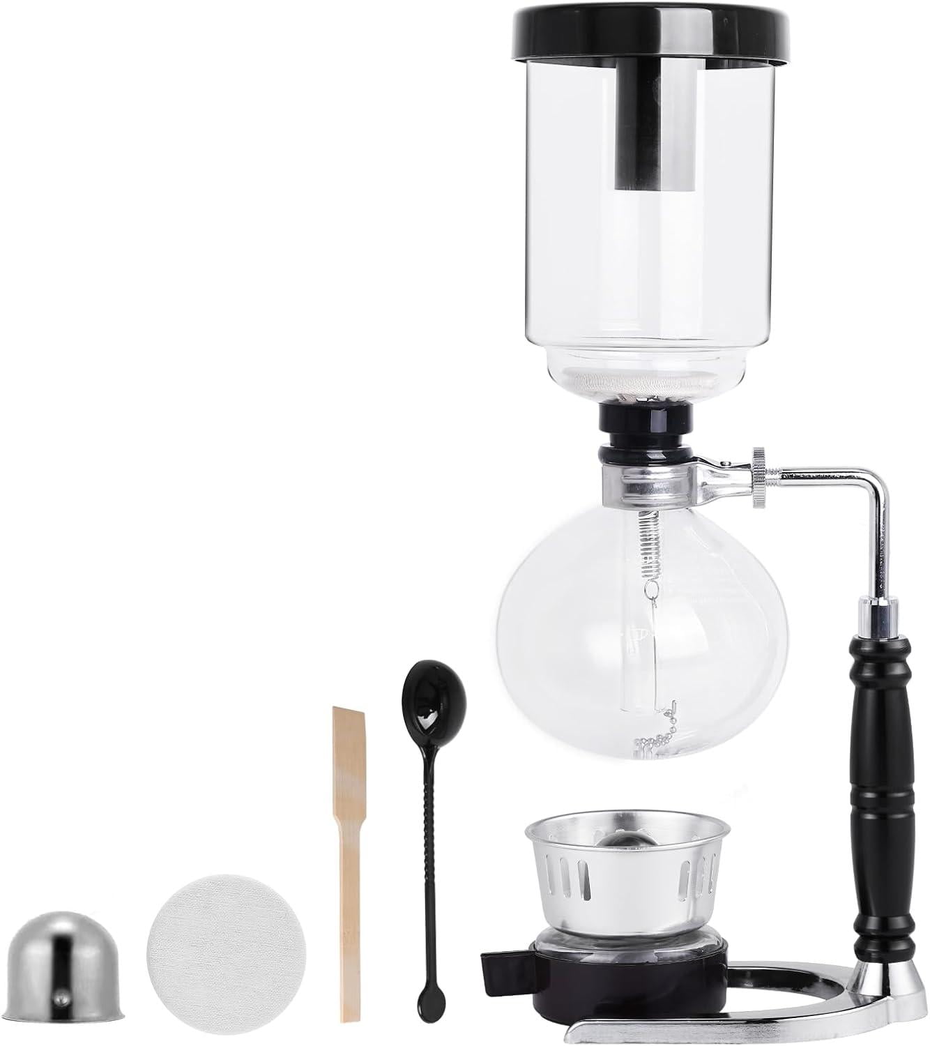YUCHENGTECH Siphon Syphon Coffee Maker Tabletop Glass Siphon Pot Glass ...