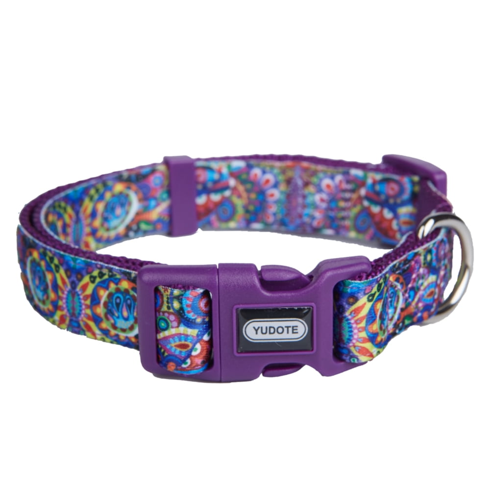 YUDOTE Multi-colored Dog Collars Medium with Printed Mysterious Mayan ...