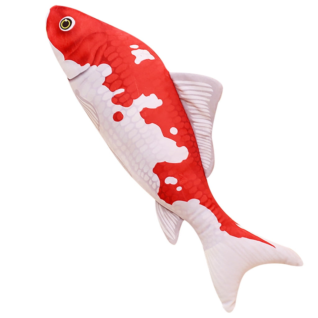 YUEHAO Home Textiles Plush 3D Shape Fish Pillow Sofa Cushion Fish Stuffed Pillow Pillow Case B ...