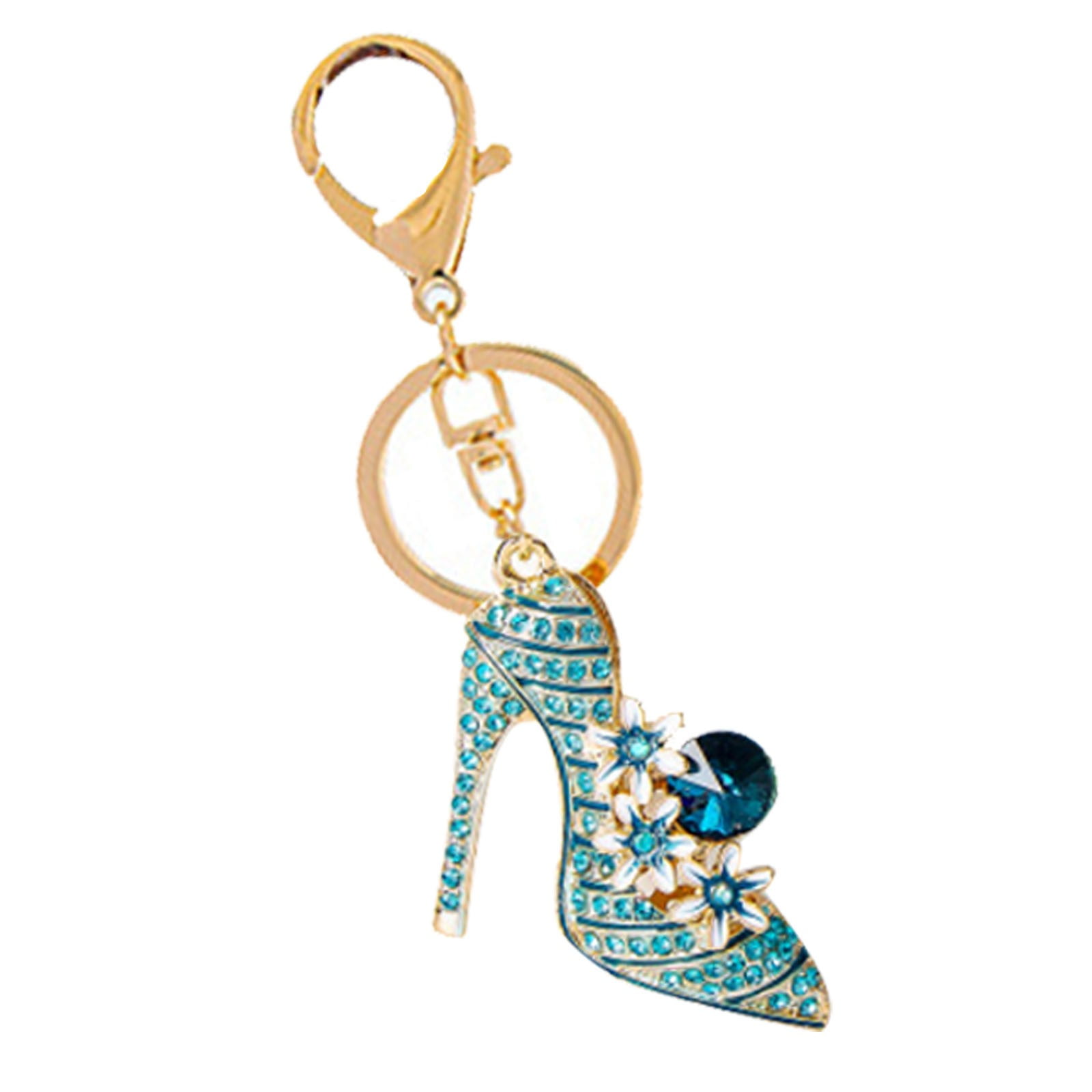 YUEHAO Keychains Inlaid Ring Chain High Heeled Key Key Bag Car Shoes ...