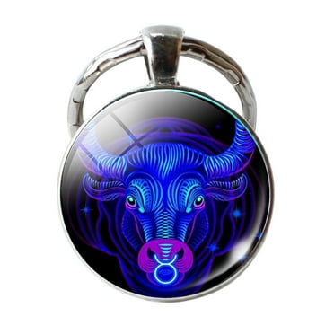 Claire's Girls Gold Mystical Gem Zodiac Keychain - Aquarius - Walmart.com