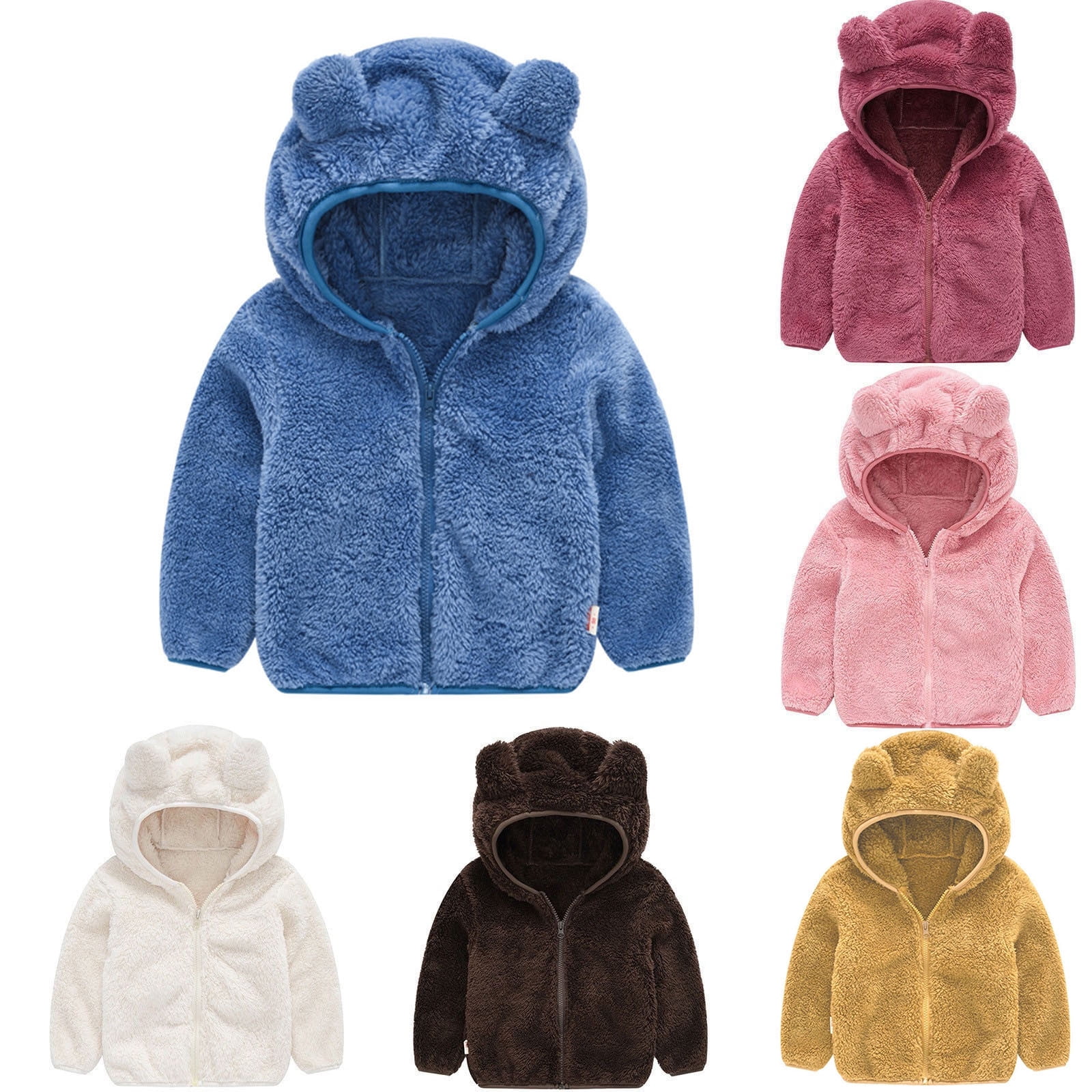 YUEHUA Winter Coats for Girls 14-16 Plain Color Casual Lazy Winter Kids ...