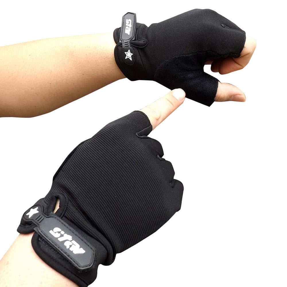 YUEJUIR Outdoor Sport Fingerless Gloves Men Casual Antiskid Cycling ...
