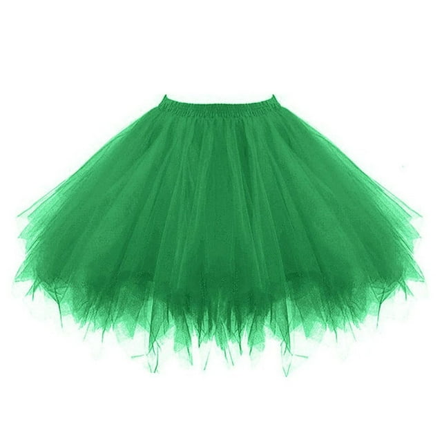 YUEJUIR Tutu Womens High Quality Pleated Gauze Short Skirt Adult Tutu ...