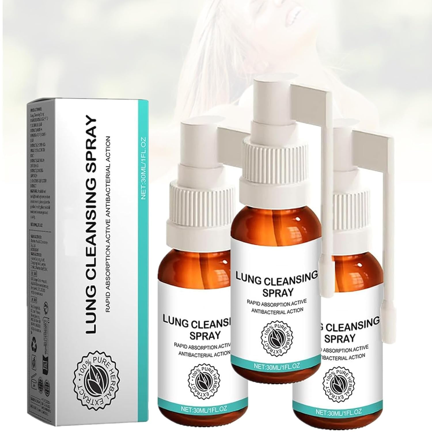 YUEQING Lung Clear Spray, Lung Spray, Lung And Respiratory Tract ...