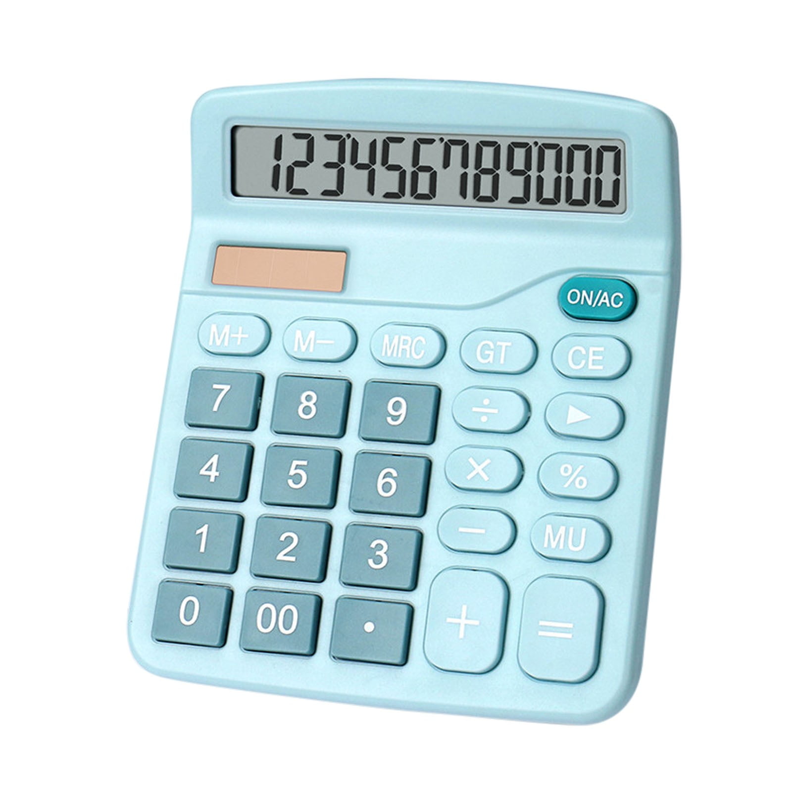 YUEVE 12 Bit Solar 837 Calculator Large Screen Power Supply Student ...