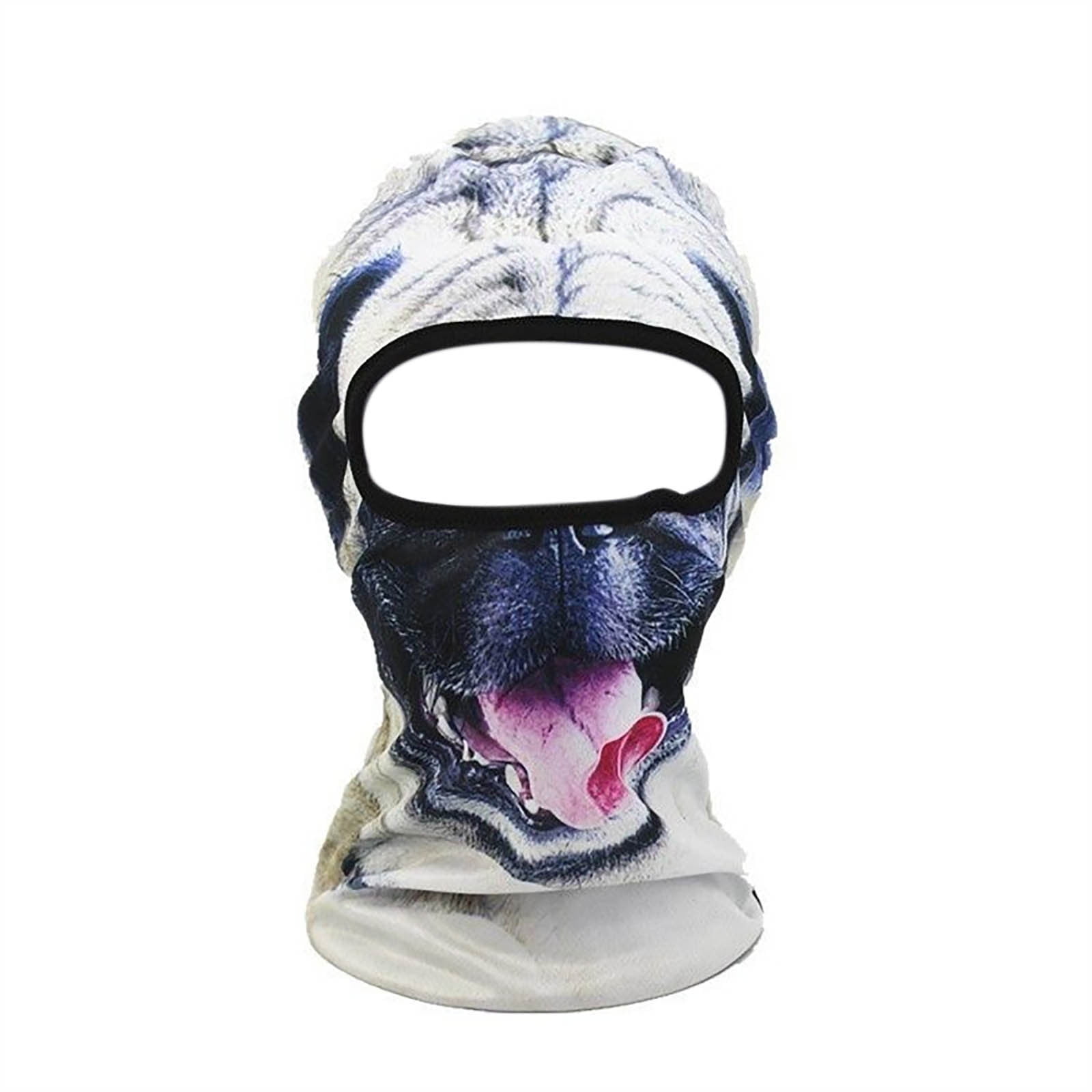 YUEVE 3D Animal Ski Face With Ears For Music Festivals Raves Ski Party ...