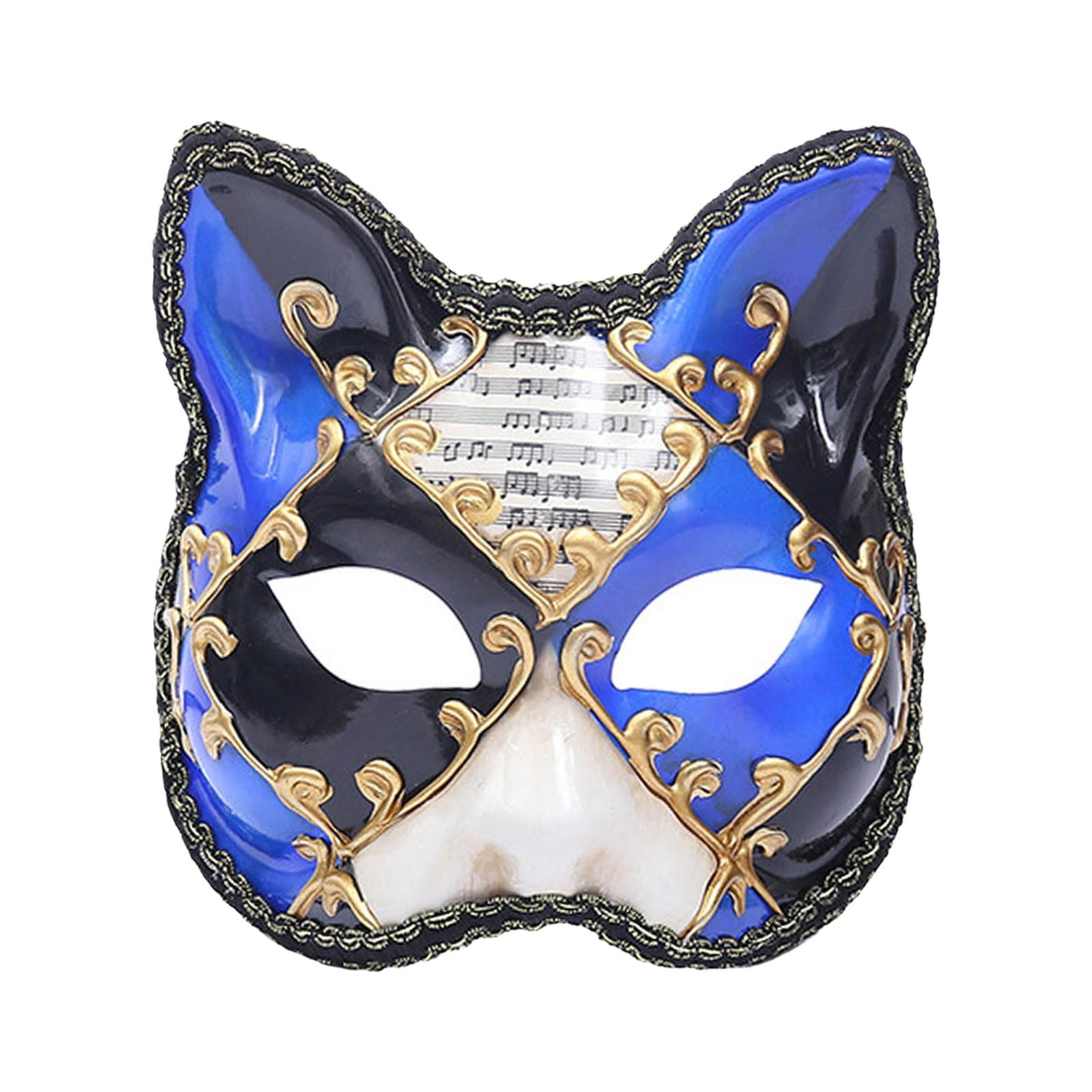 YUEVE Adult Half Face Design Material For Carnival Celebrations Trench ...