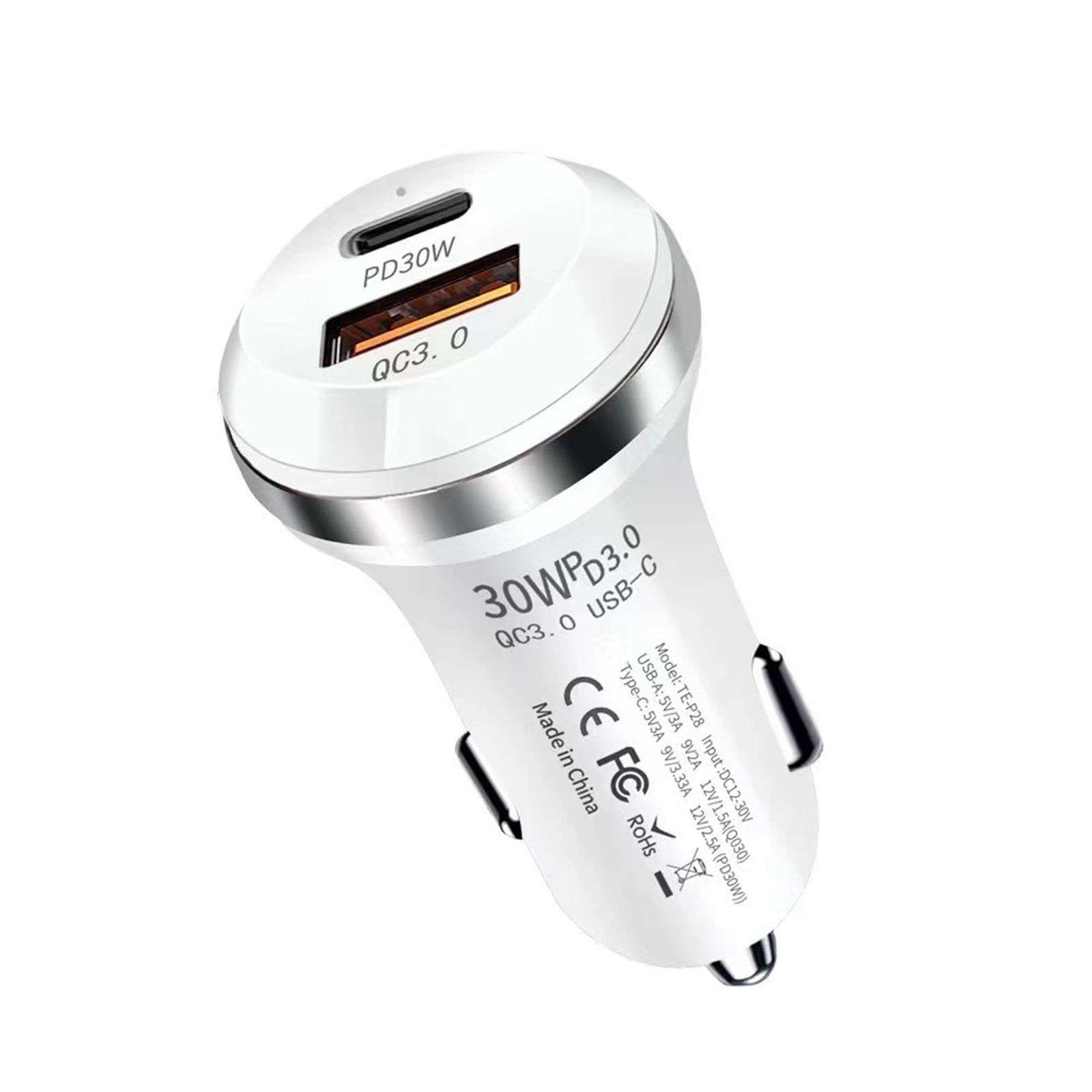 YUEVE Car Charger: Phnom Penh Car Charger USBA+C Port PD30 To 2Qc30 Car Charger Fast Charging ...