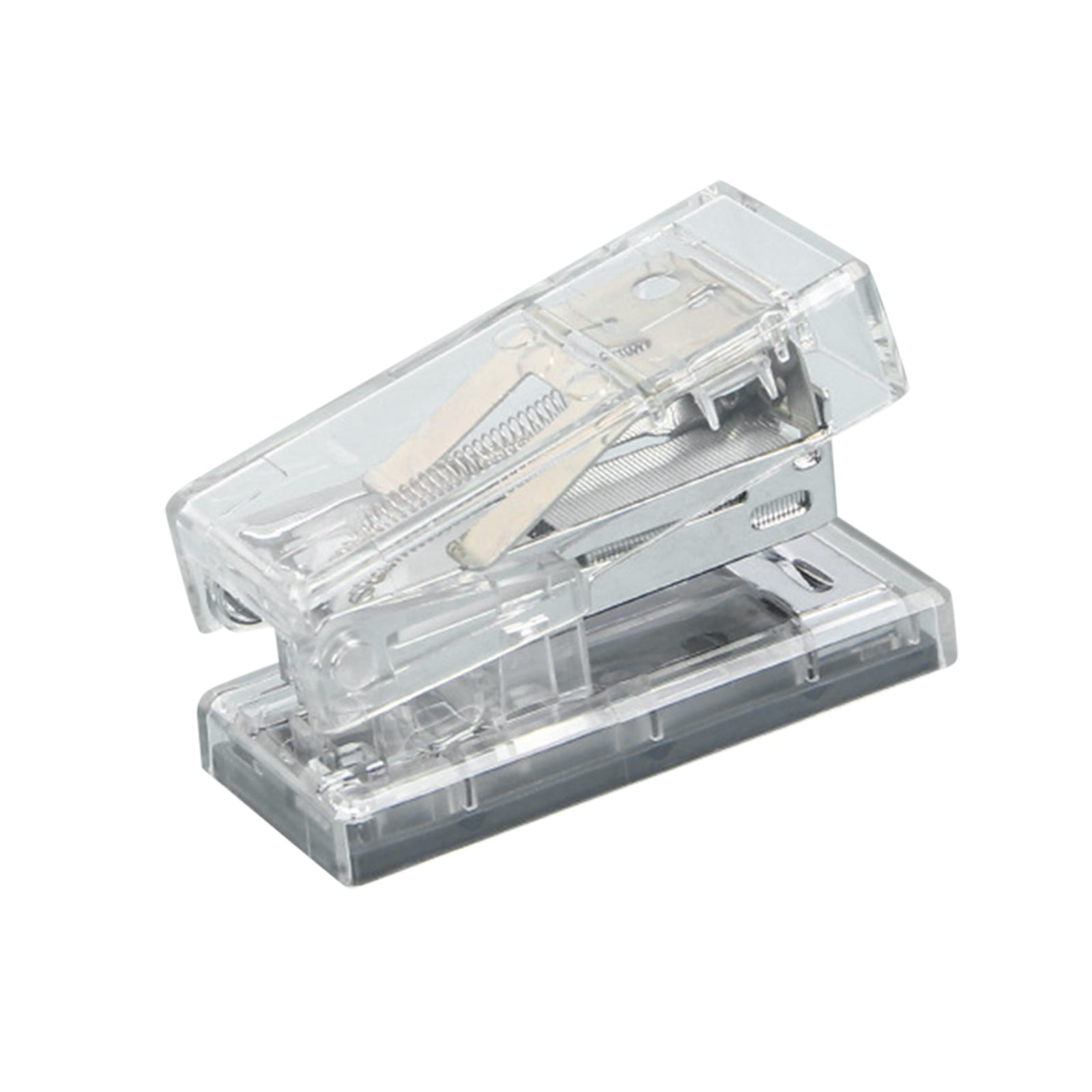 YUEVE Portable Simple Stapler,Transparent Mini Stapler Set, Stapler ...