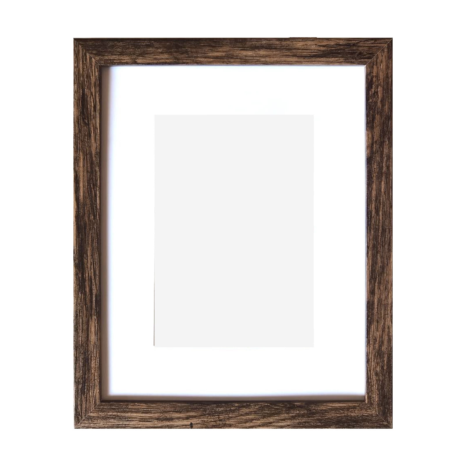 YUEWAN 10 inch Wooden Picture Frame Wall Mount Photo Frame with Stand ...