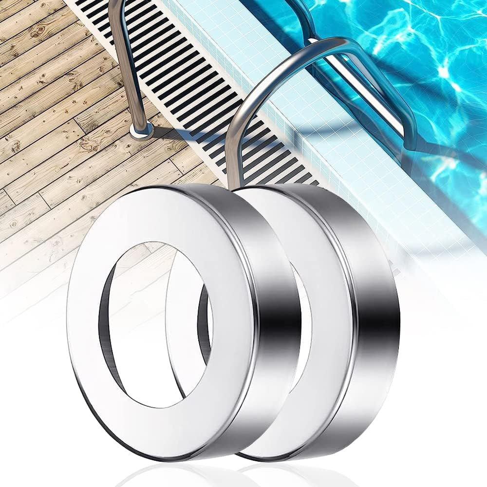 YUEWO 2/4Pcs Swimming Pool Escutcheon Plates Covers 304 Stainless Steel ...