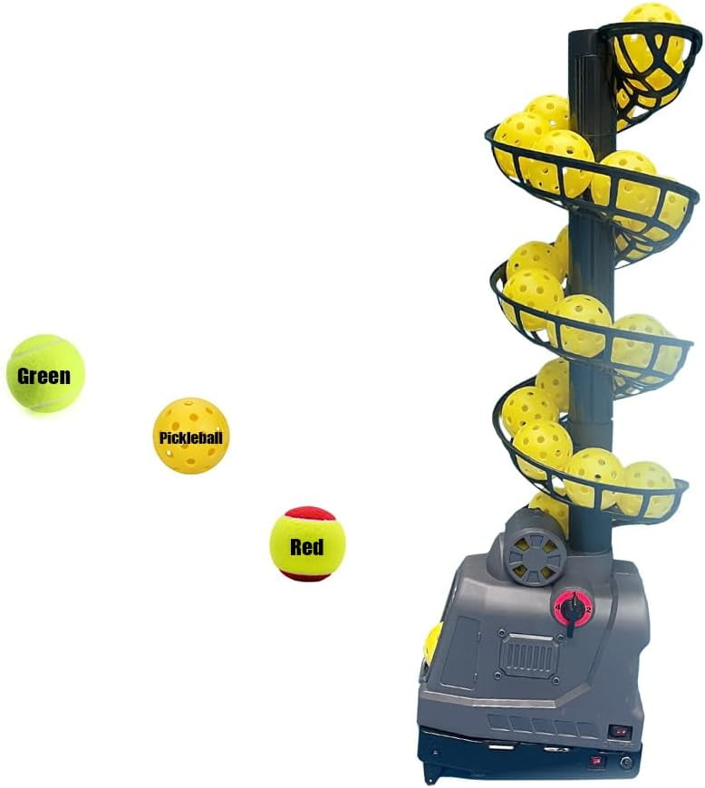 YUEWO Pickleball Machine Tennis Ball Machine Adjustable&Portable ...