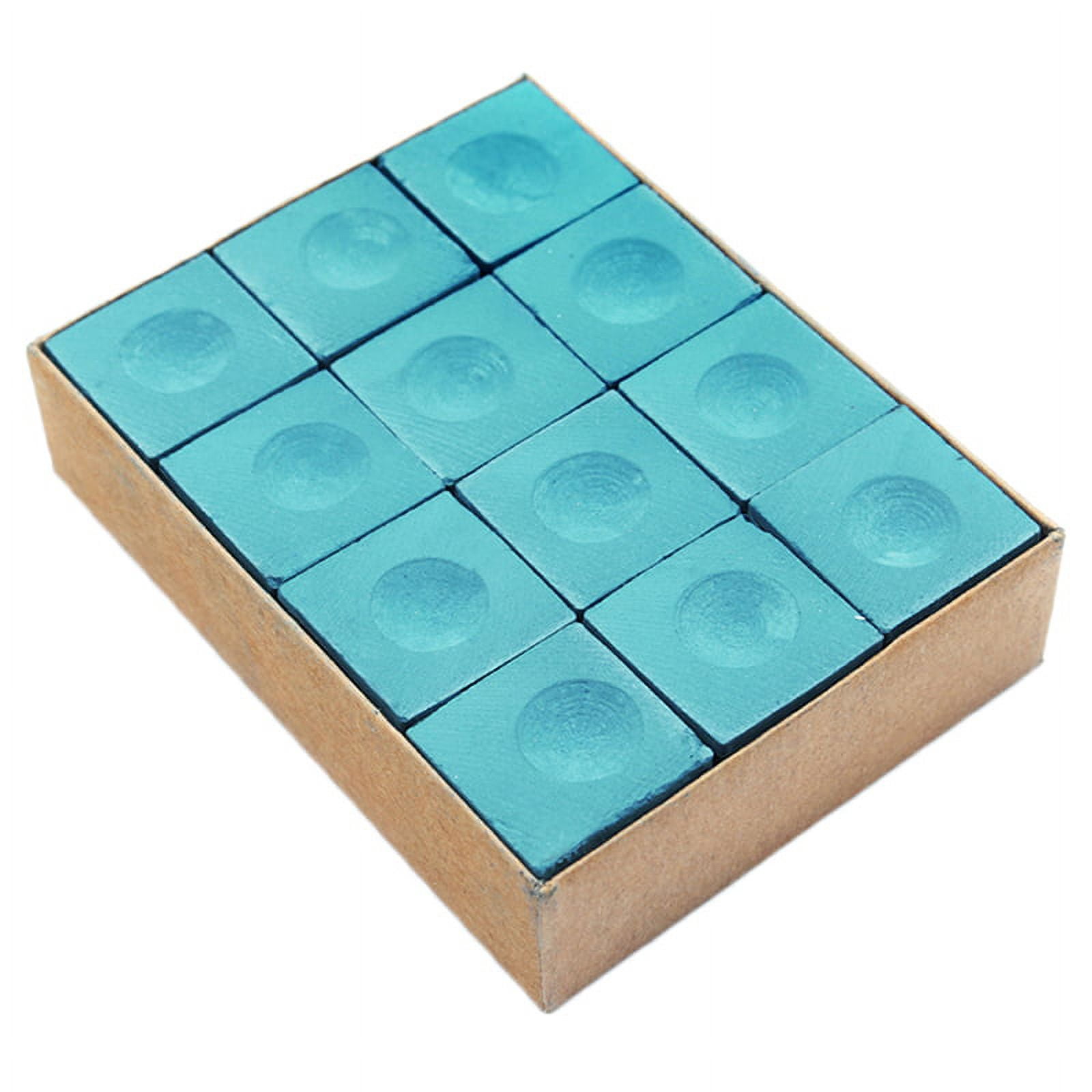 YUEYAN 1X Billiard Table Chalk Pool Snooker Cue Tip The Blue Freeshipp ...