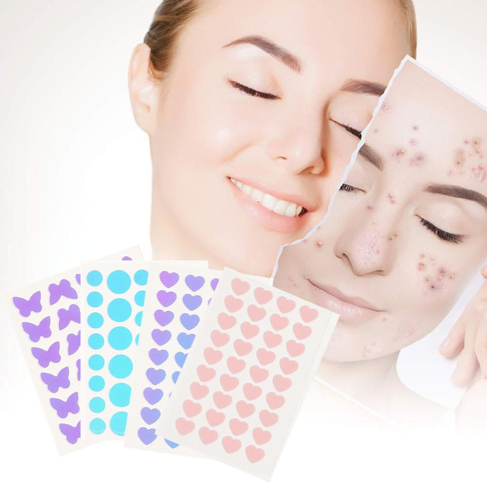 YUEYAN 24PCS Acne Removal Pimple Patch Cute Shape Absorb Fluid Acne ...