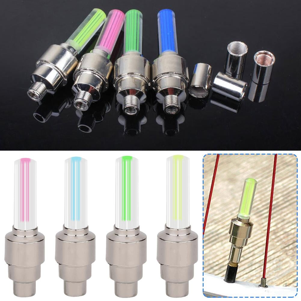 YUEYAN 2PCS LED Valve Stem Cap Light Car Bicycle Motorcycle Tire J ...